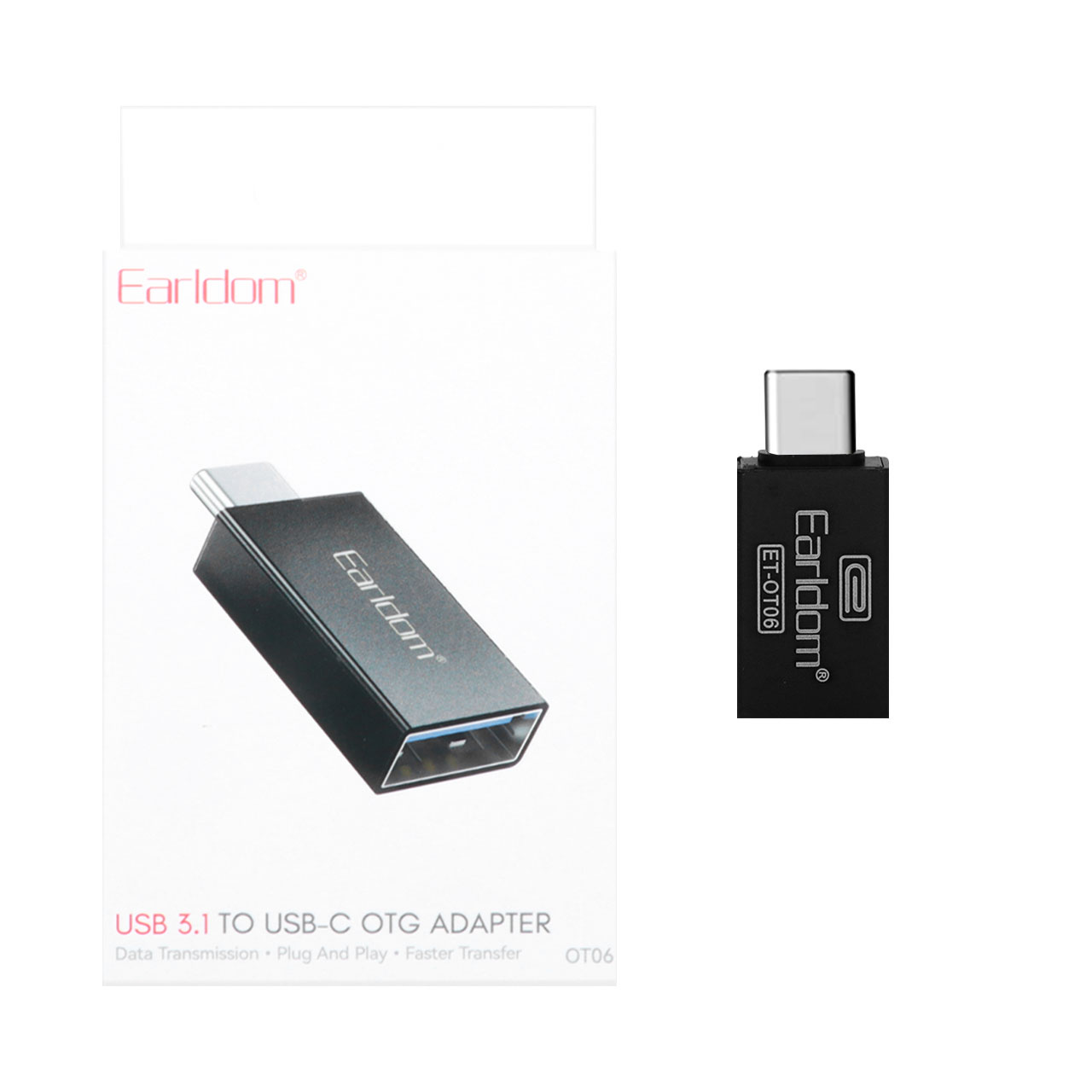 تبدیل OTG Type-C Earldom مدل ET-OT06 پک دار -مشکی - فروشگاه - پنل فروشگاهی eways