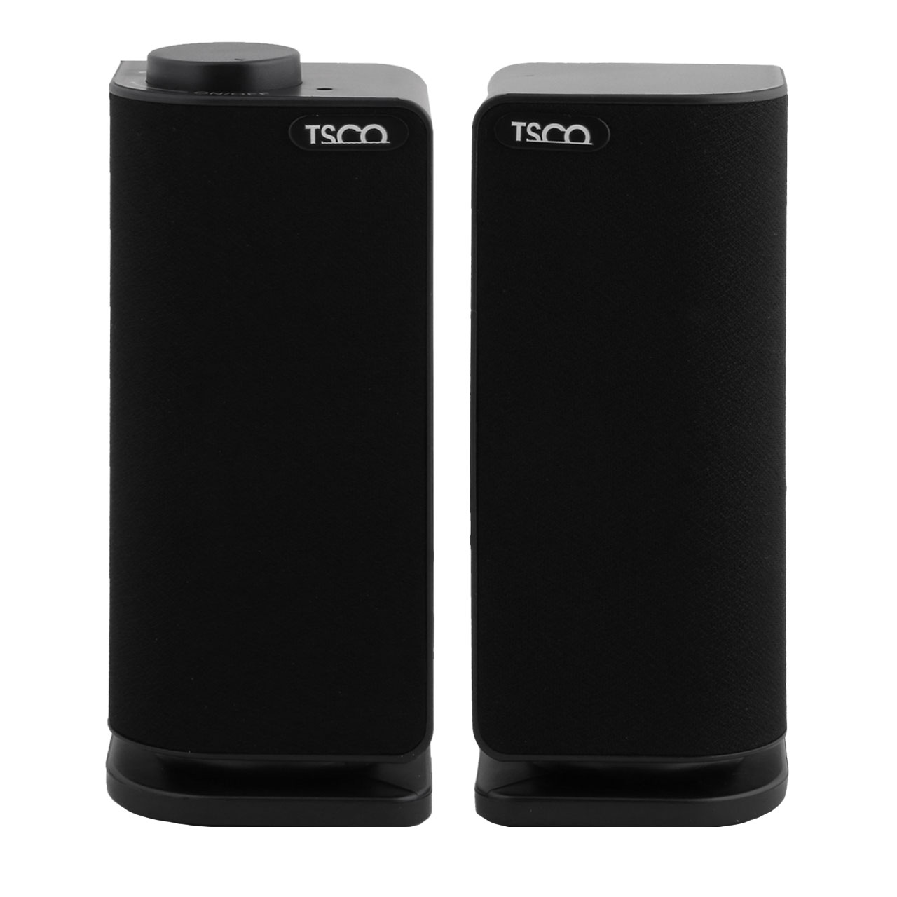 اسپیکر رومیزی (دسکتاپ) دو تکه TSCO مدل TS 2064 - مشکی USB و AUX دار - فروشگاه - پنل فروشگاهی eways