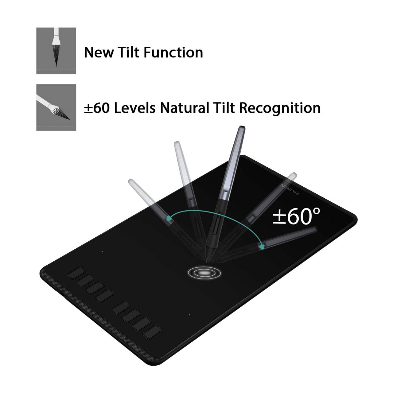 تبلت گرافیکی و قلم نوری Huion مدل Inspiroy H950p مشکی فروشگاه پنل