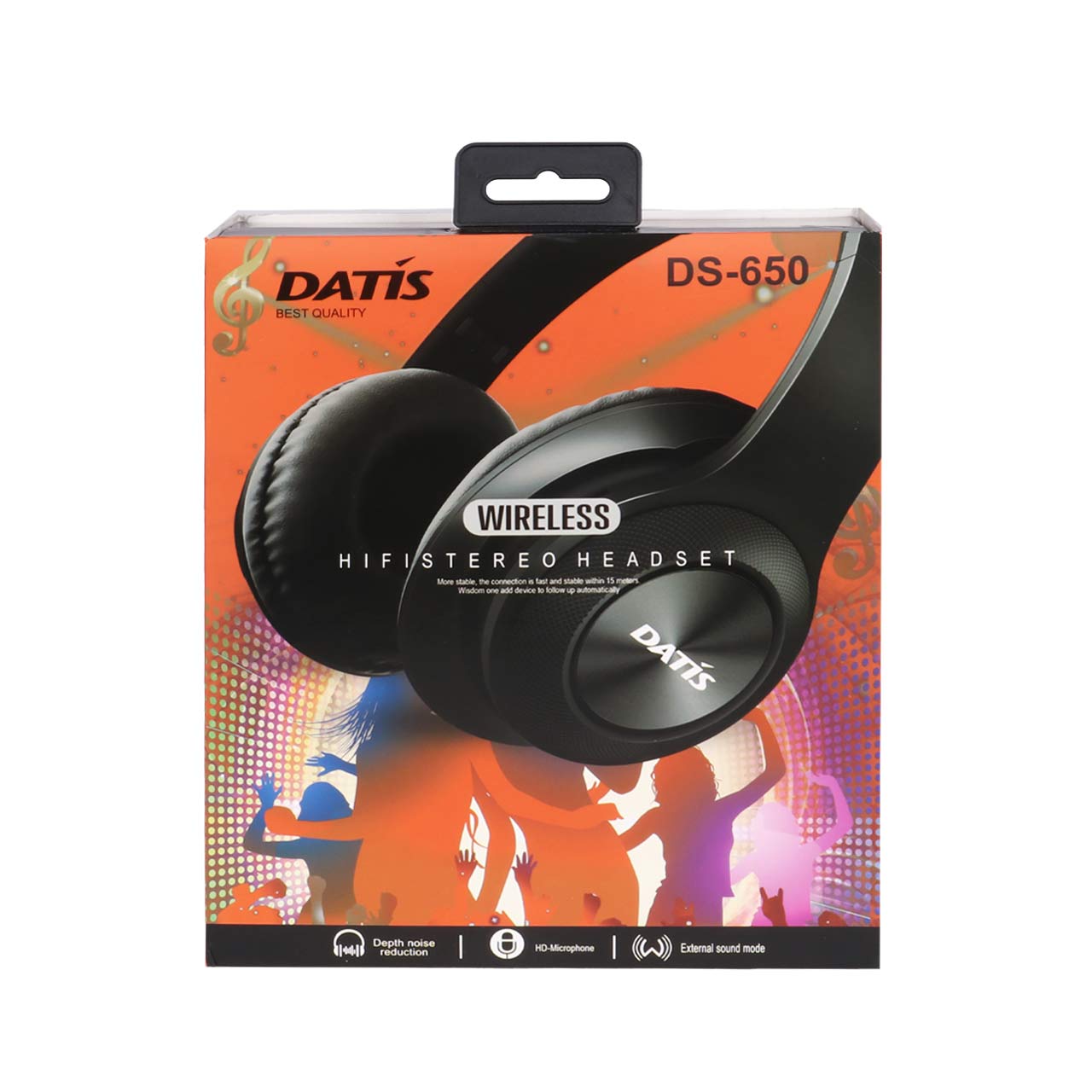 هدست بی سیم Datis مدل DS-650-طوسی - فروشگاه - پنل فروشگاهی eways