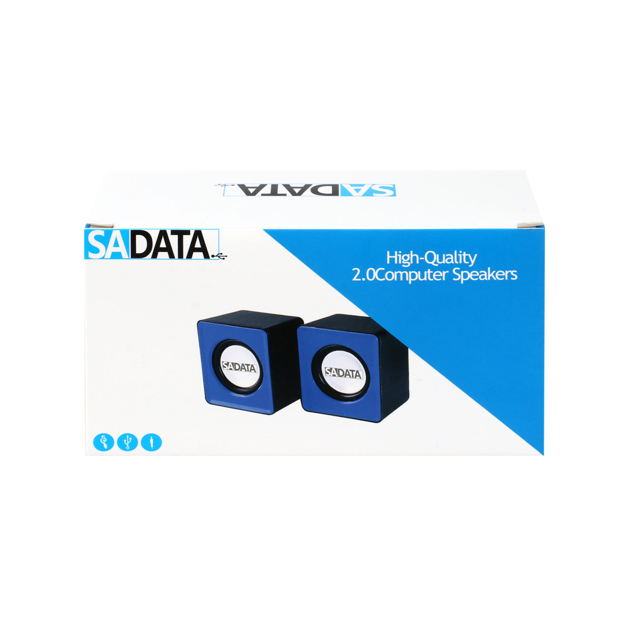 اسپیکر دسکتاپ دو تکه SADATA مدل SD-02 - مشکی - فروشگاه - پنل فروشگاهی eways