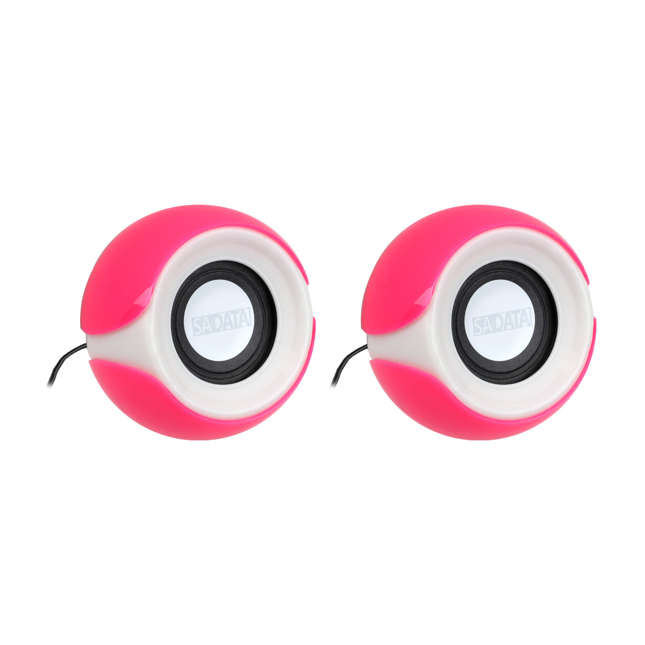 اسپیکر دسکتاپ دو تکه SADATA مدل SD-03 - صورتی - فروشگاه - پنل فروشگاهی eways