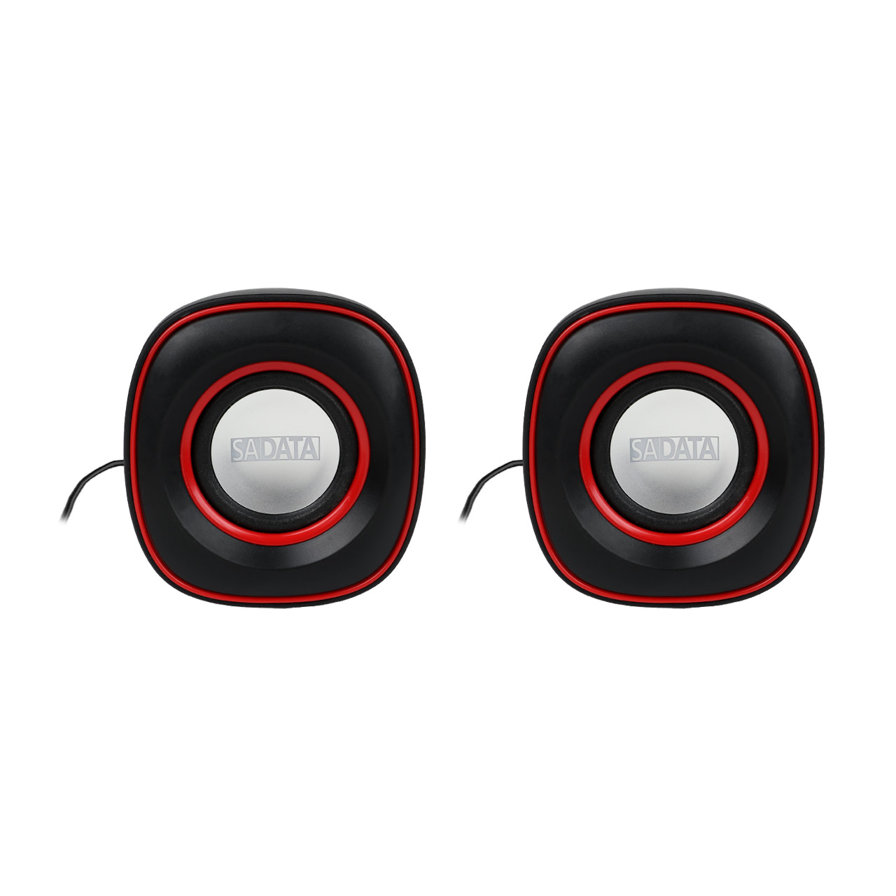 اسپیکر دسکتاپ دو تکه SADATA مدل SD-04 - قرمز - فروشگاه - پنل فروشگاهی eways