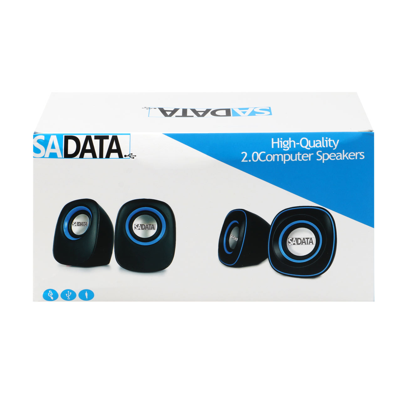 اسپیکر دسکتاپ دو تکه SADATA مدل SD-04 - قرمز - فروشگاه - پنل فروشگاهی eways