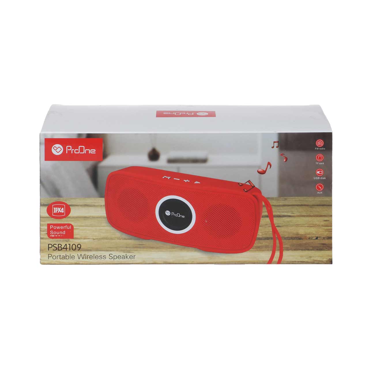 اسپیکر پرتابل ProOne مدل PSB4109 - قرمز - فروشگاه - پنل فروشگاهی eways