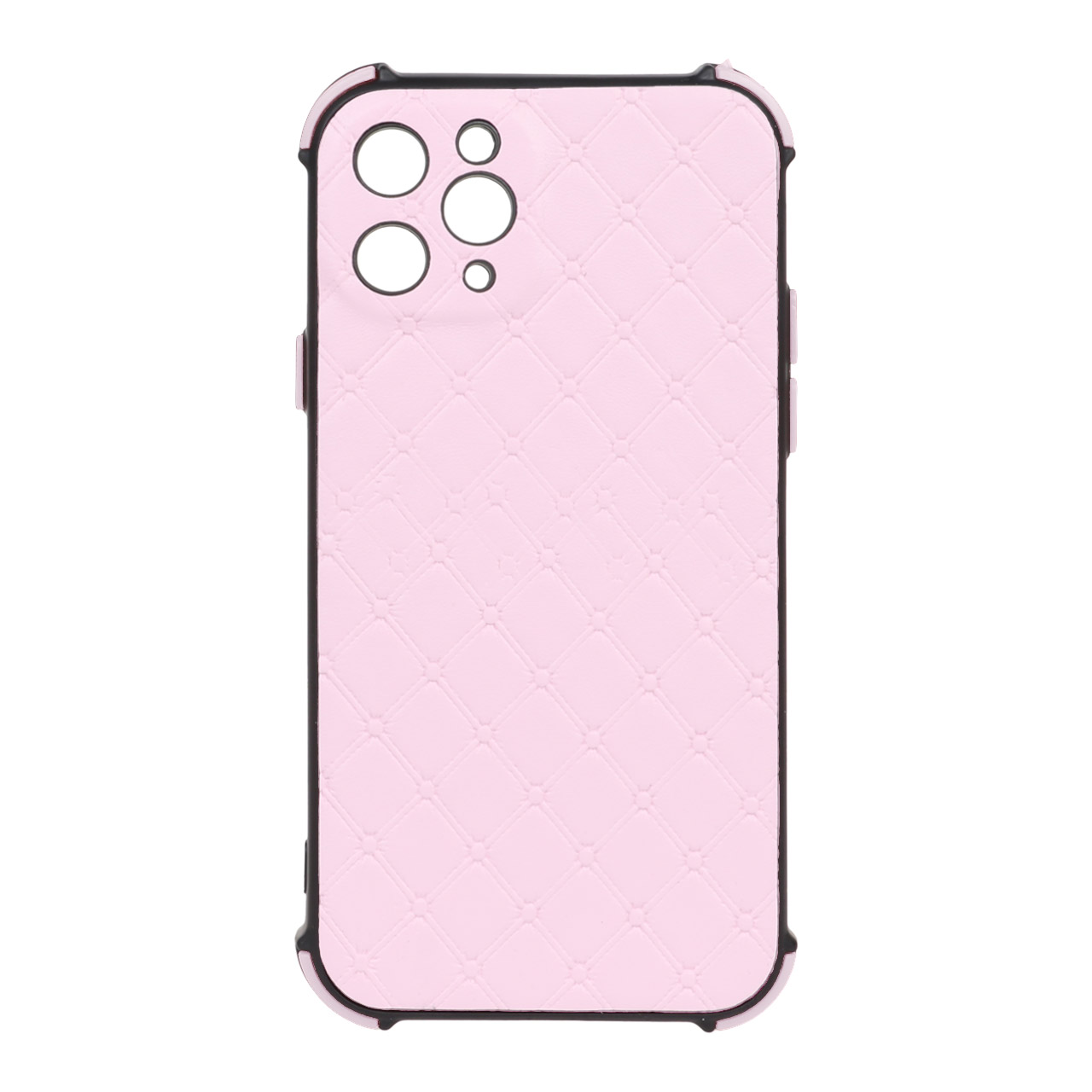 قاب چرمی طرح لوزی محافظ لنزدار iPhone 11 Pro - صورتی - CH - فروشگاه ...