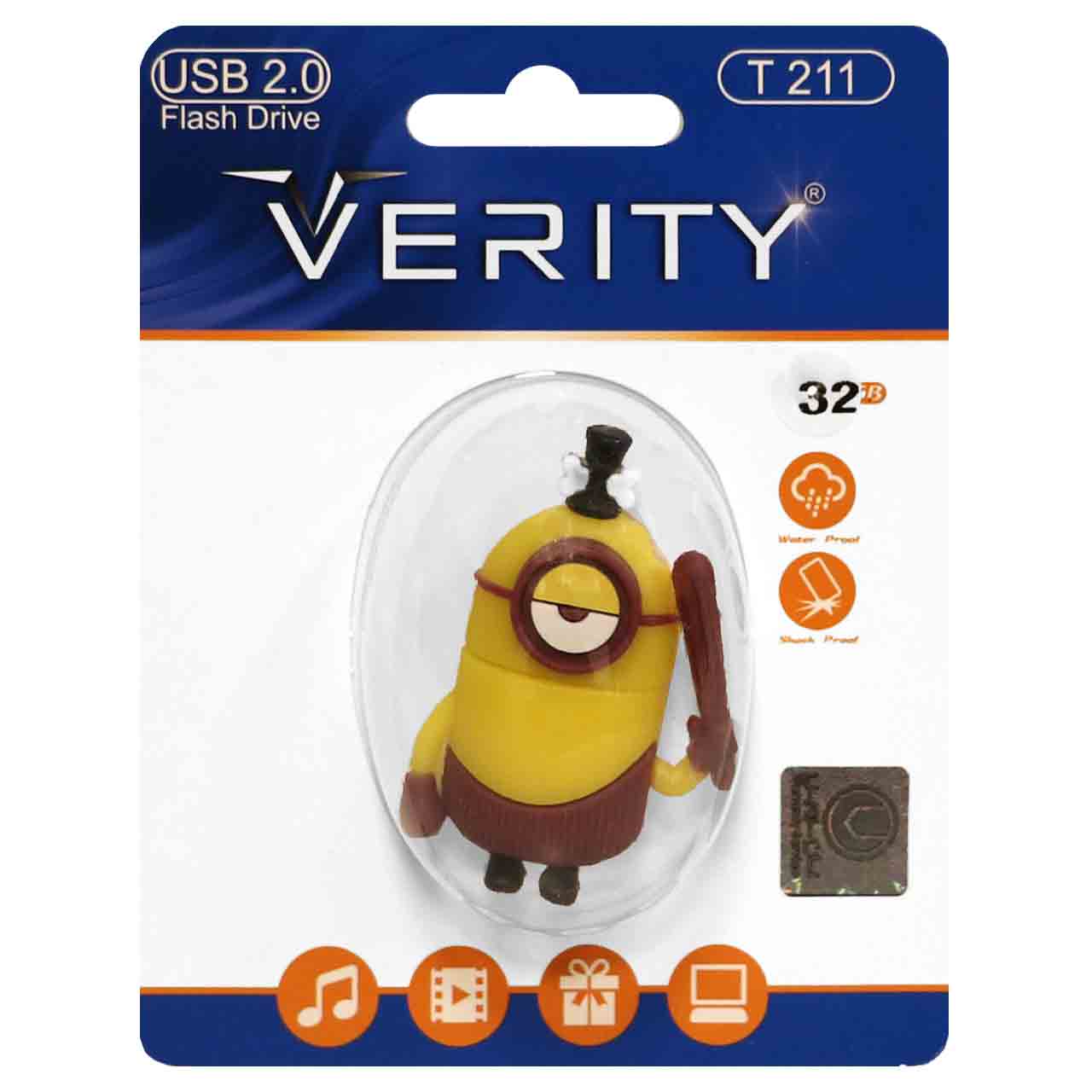 Verity T211 USB2.0 Flash Memory - 32GB - (گارانتی آسان سرویس) عروسکی - فروشگاه - پنل فروشگاهی eways