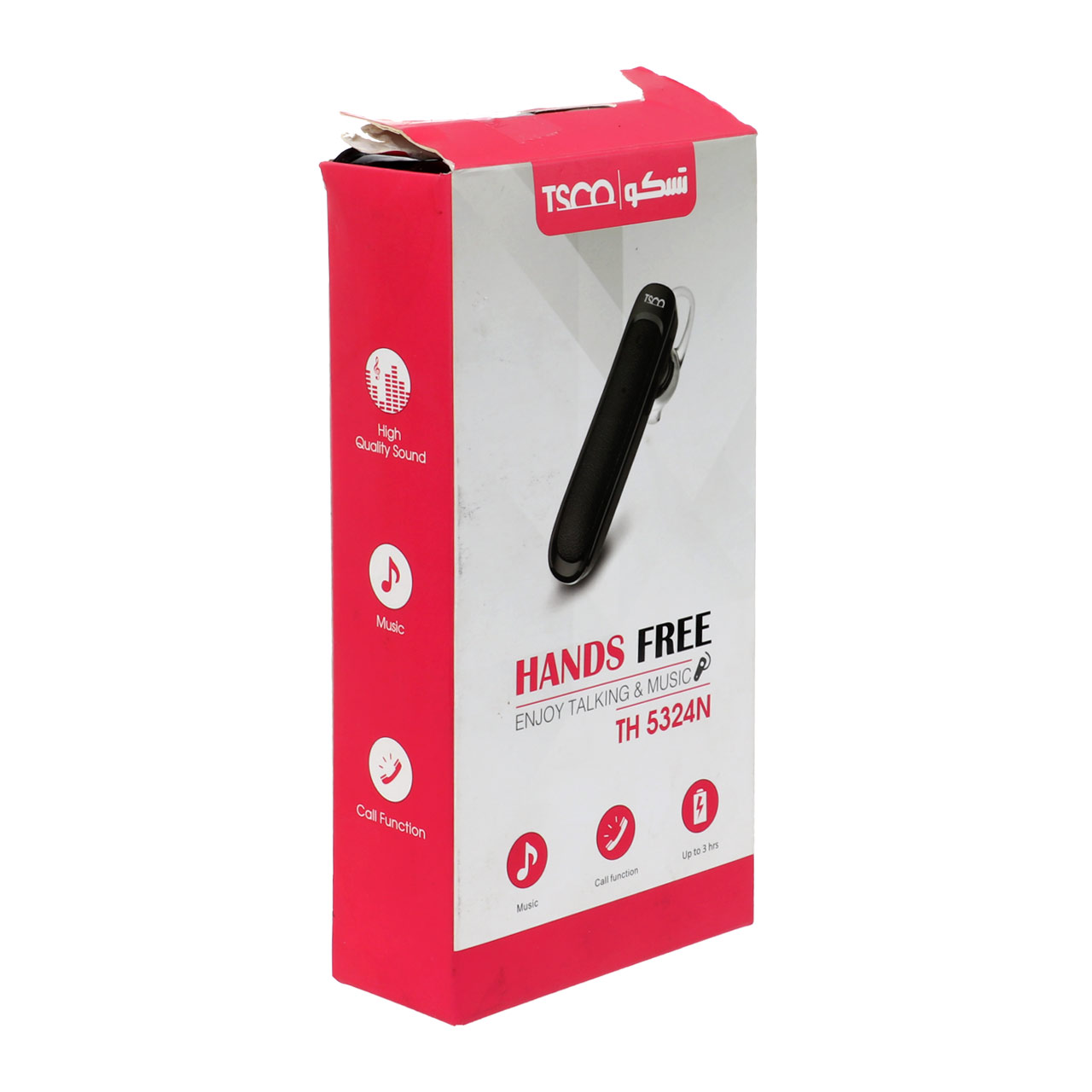 هندزفری تک گوش بی سیم تسکو TH 5324N - مشکی (Open Box) - فروشگاه - پنل فروشگاهی eways