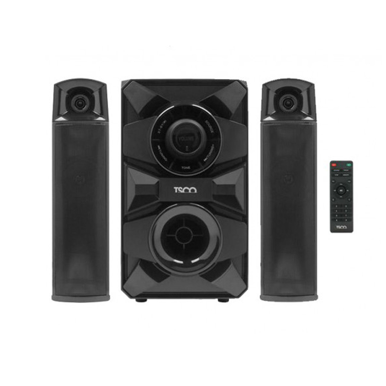 اسپیکر رومیزی (دسکتاپ) سه تکه TSCO مدل TS 2182 - مشکی با توان خروجی 40W - فروشگاه - پنل فروشگاهی ...