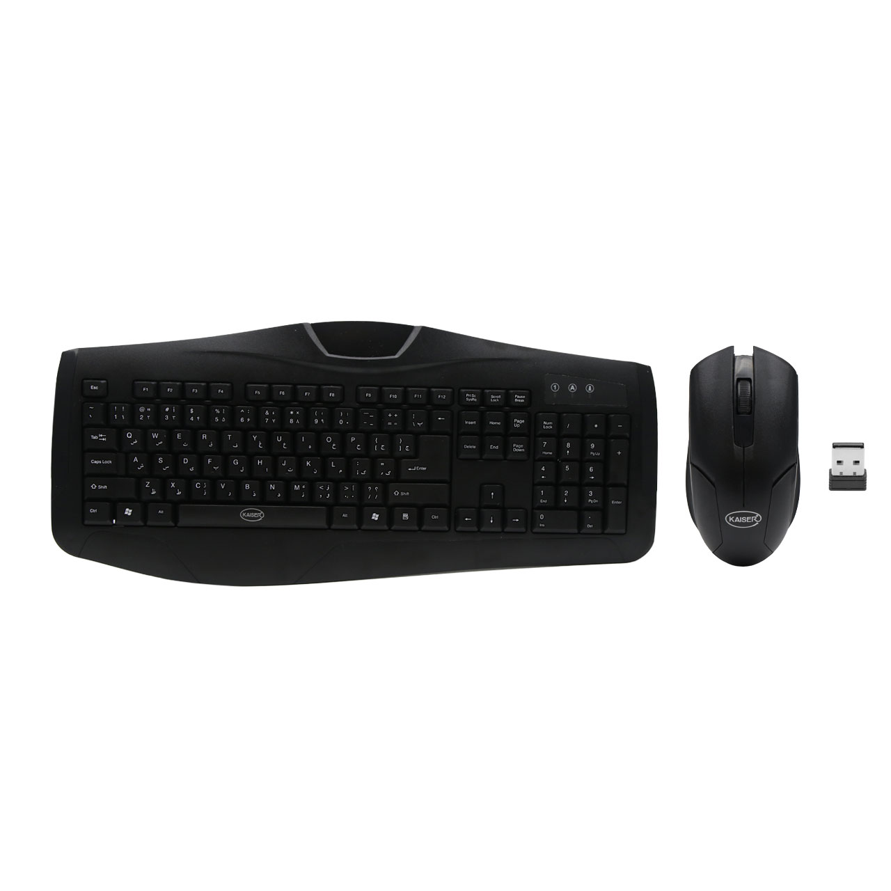 کیبورد و ماوس بی سیم Kaiser مدل KMW 822 - مشکی - فروشگاه - پنل فروشگاهی eways