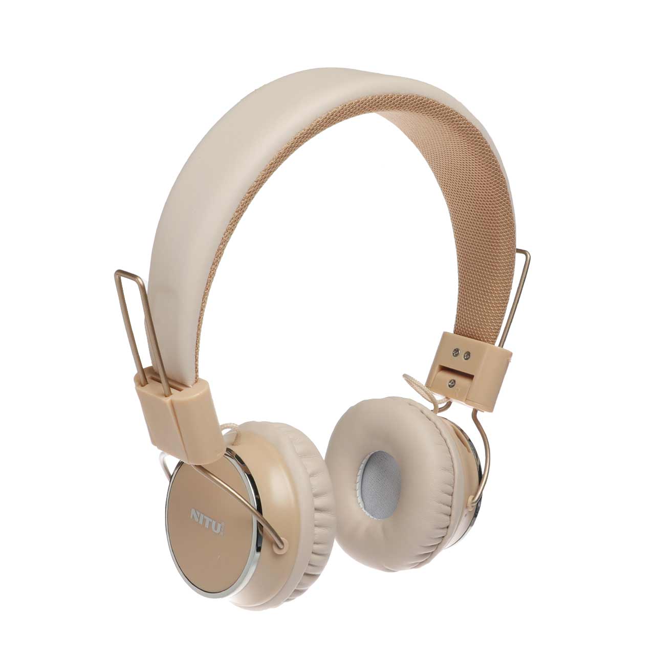 هدفون بی سیم NITU مدل 08 - طلایی - فروشگاه - پنل فروشگاهی eways