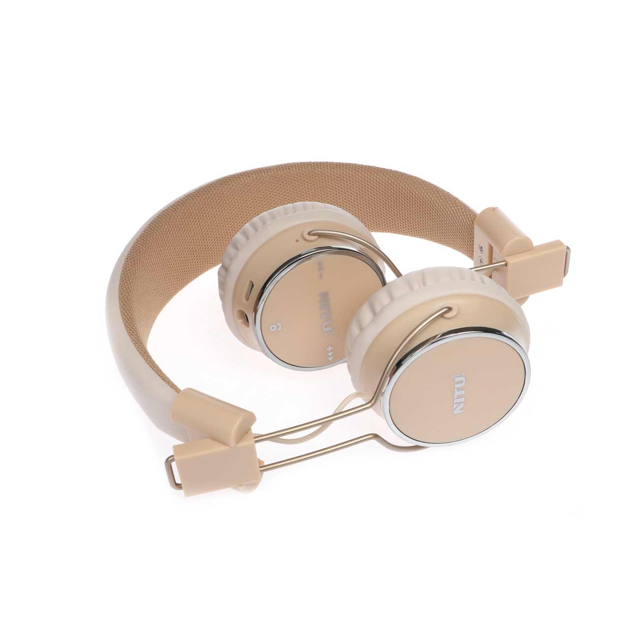 هدفون بی سیم NITU مدل 08 - طلایی - فروشگاه - پنل فروشگاهی eways