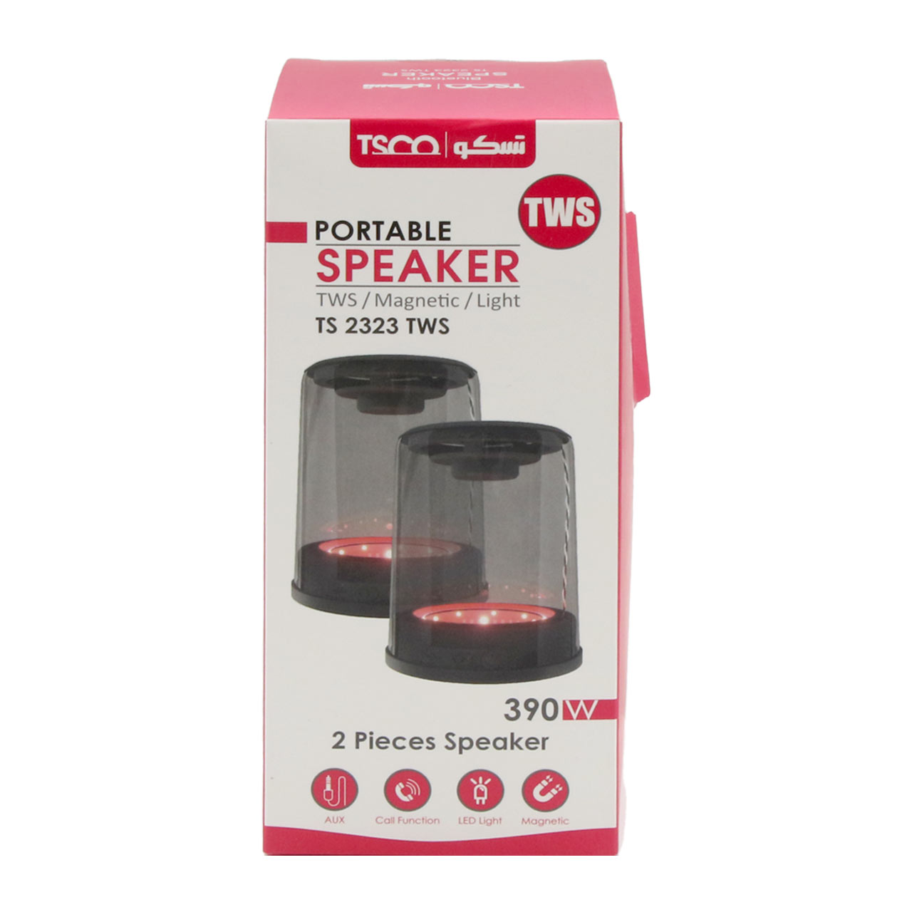 اسپیکر بی سیم دو عددی تسکو مدل TS 2323 TWS- مشکی (پک ناسالم) - فروشگاه - پنل فروشگاهی eways