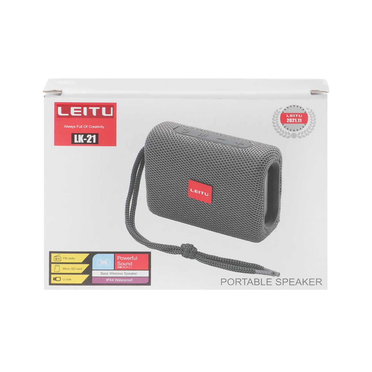 اسپیکر پرتابل LEITU مدل LK-21 - سبز - فروشگاه - پنل فروشگاهی eways