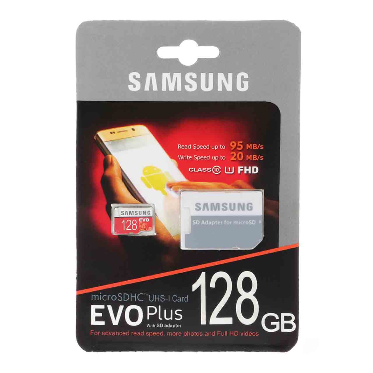 Samsung EVO Plus microSDHC & adapter UHS-I Class10 U3-95MB/S - 128GB - فروشگاه - پنل فروشگاهی eways