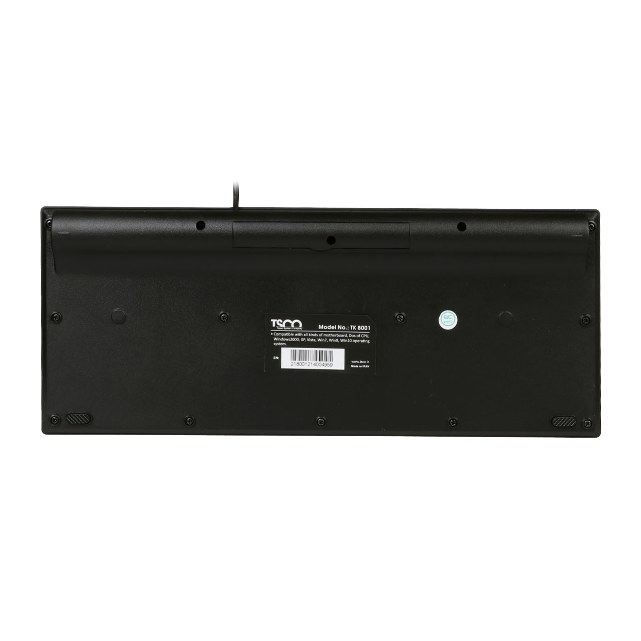 مینی کیبورد باسیم TSCO مدل TK 8001 - مشکی - فروشگاه - پنل فروشگاهی eways