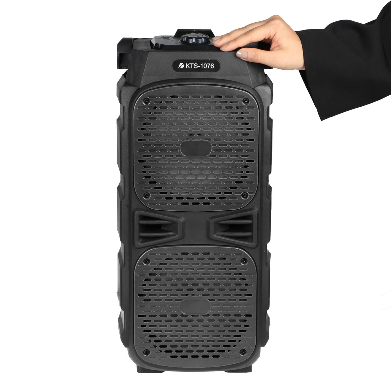 اسپیکر چمدانی 6/5 اینچی BIG SOUND مدل KTS-1076 - خاکستری - فروشگاه - پنل فروشگاهی eways