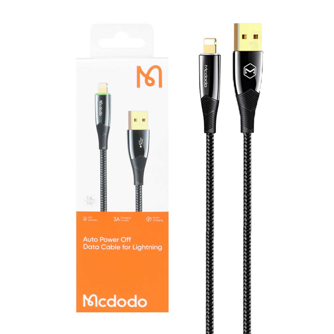 کابل شارژ فست 1.8 متری آیفون Mcdodo مدل CA-8063 - مشکی - فروشگاه - پنل ...