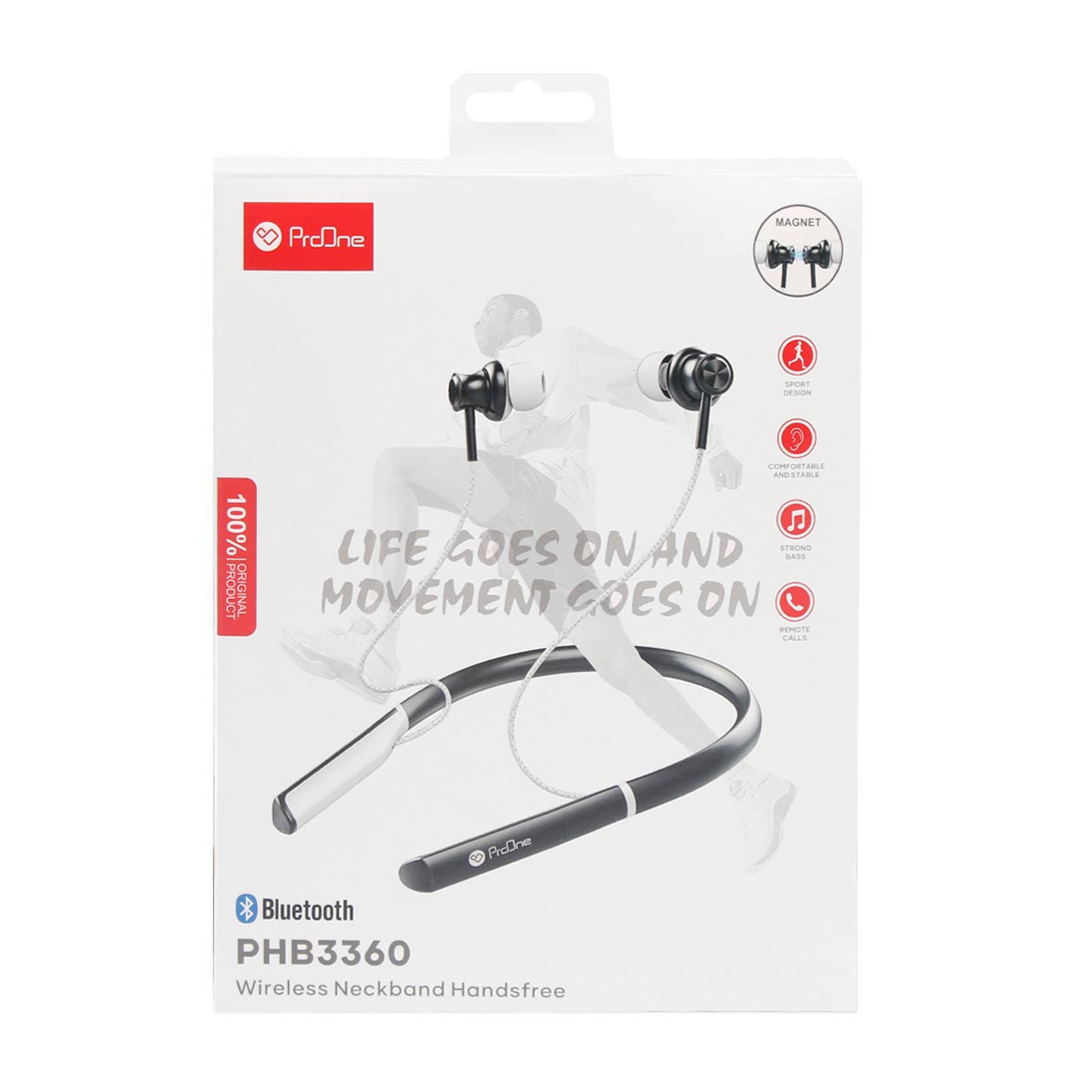 هندزفری گردنی مگنتی ProOne مدل PHB3360 - مشکی - فروشگاه - پنل فروشگاهی eways