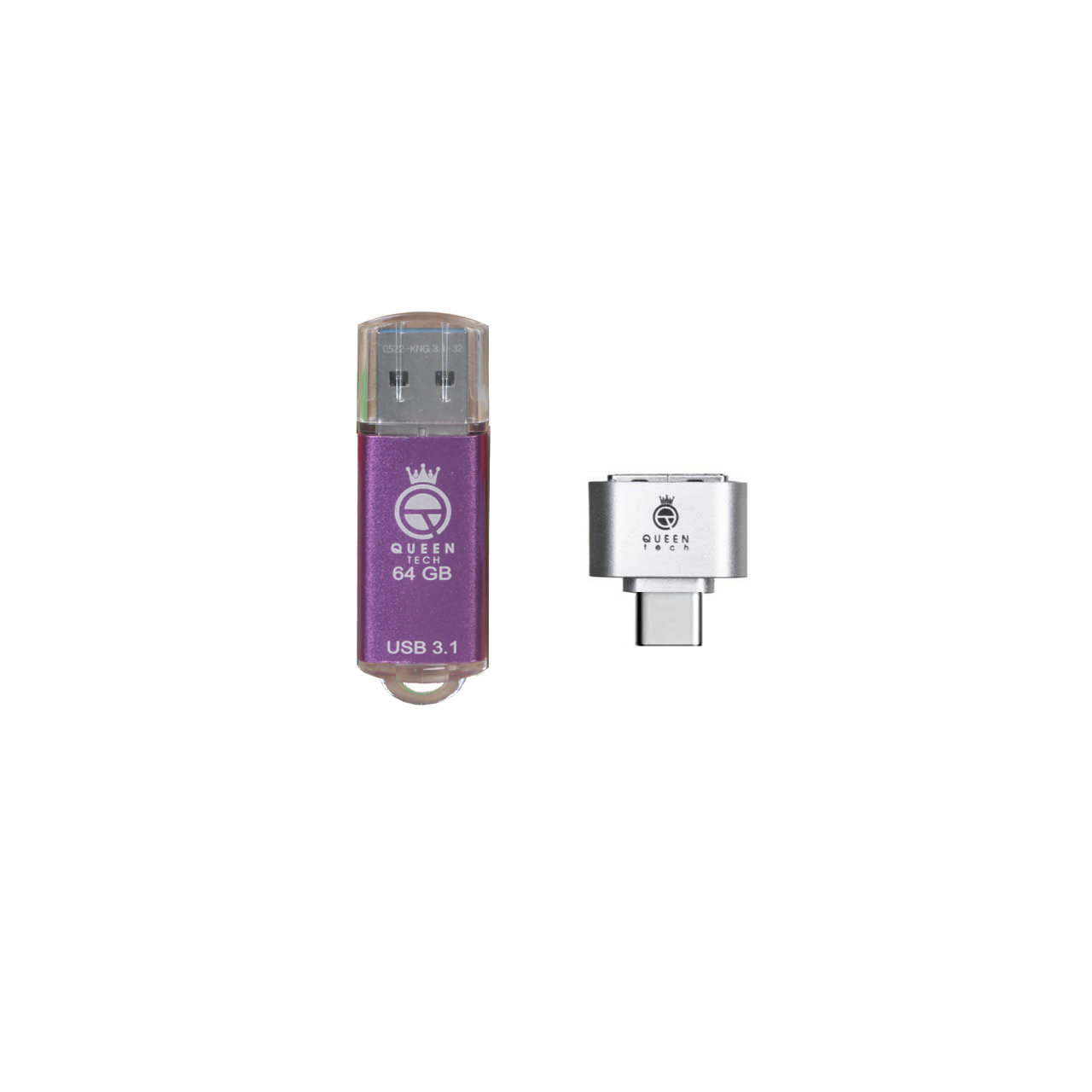 Queen tech-Quick Plus USB3.1+OTG Type-C Adapter Flash Memory Flash ...