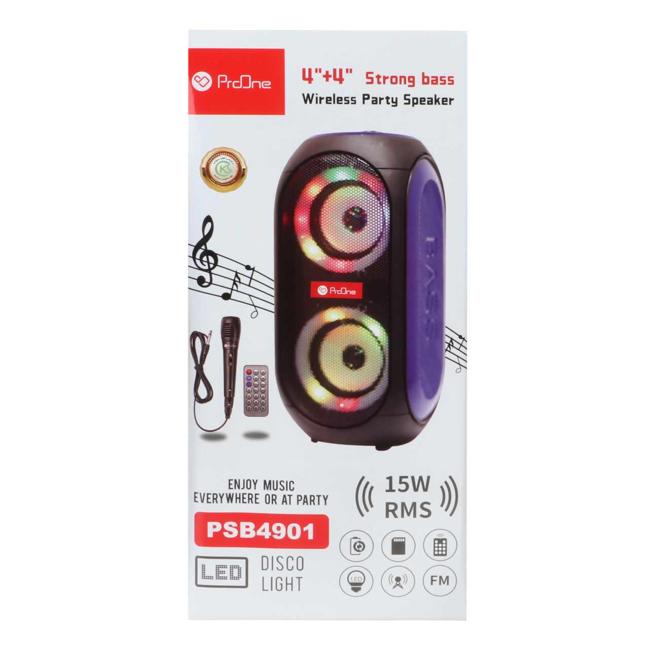 اسپیکر پرتابل ProOne مدل PSB4901 - مشکی - فروشگاه - پنل فروشگاهی eways