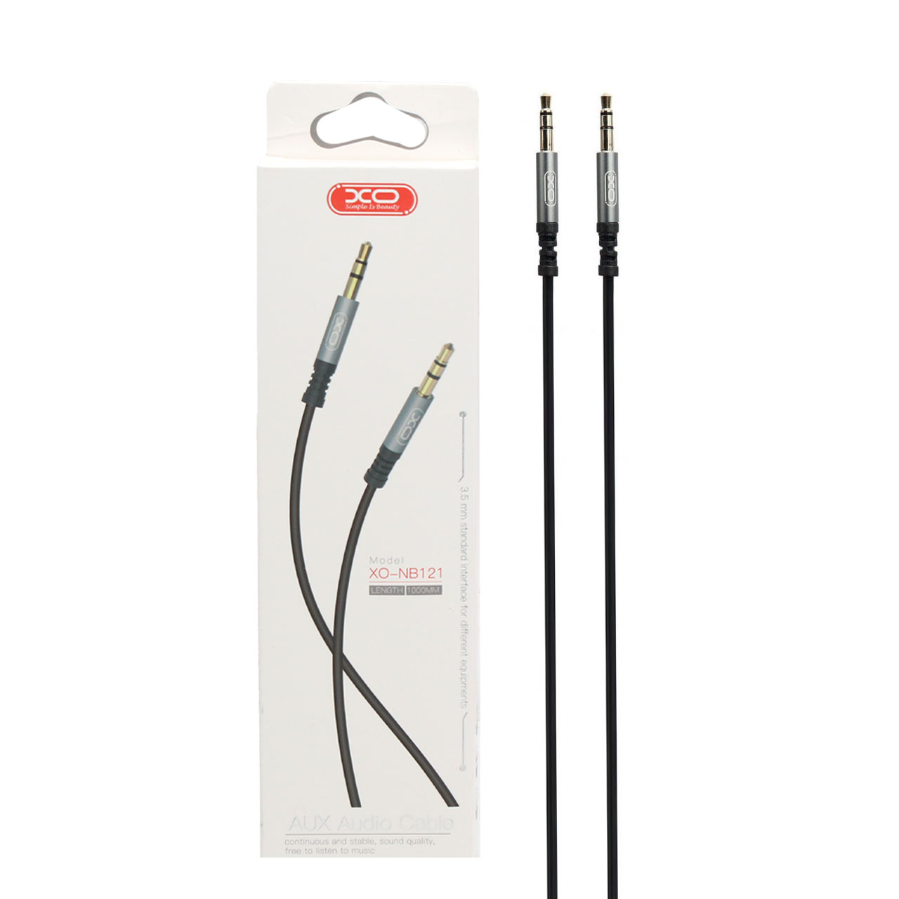 کابل صدا XO AUX مدل XO-NB121 - مشکی - فروشگاه - پنل فروشگاهی eways