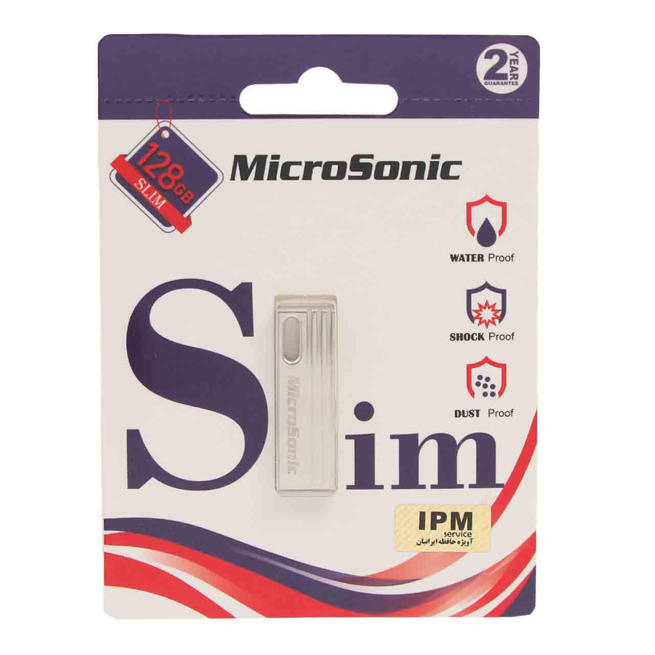 MicroSonic Slim USB2.0 Flash Memory - 128GB (گارانتی مادام العمر IPM) - فروشگاه - پنل فروشگاهی eways