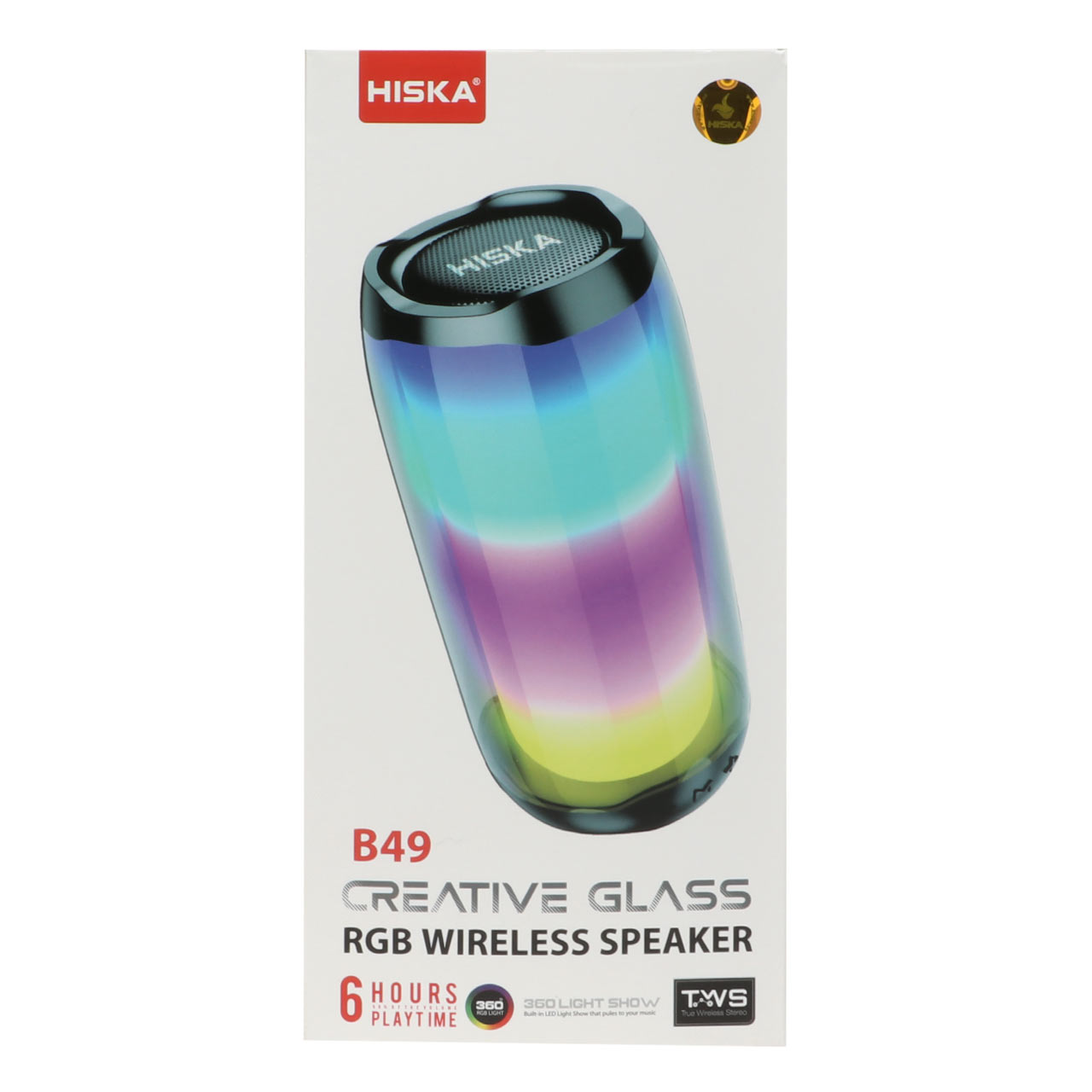 اسپیکر بی سیم HISKA مدل B49 - مشکی - فروشگاه - پنل فروشگاهی eways