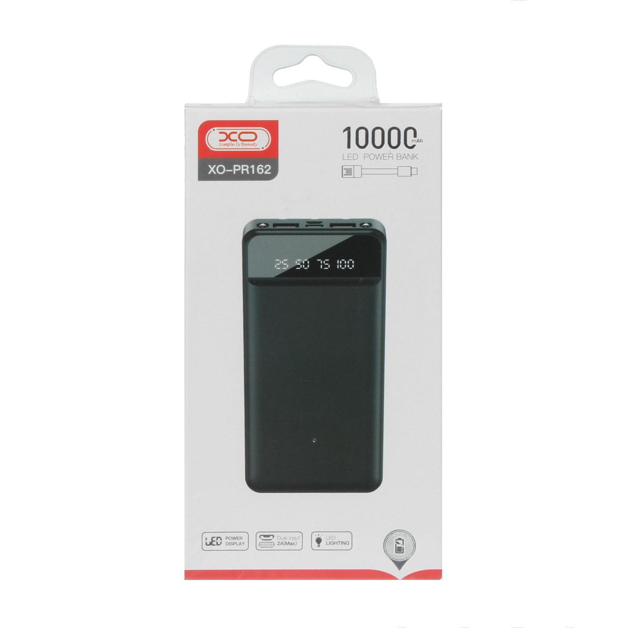 پاوربانک XO 10W 10000mAh مدل XO-PR162 - مشکی - فروشگاه - پنل فروشگاهی eways