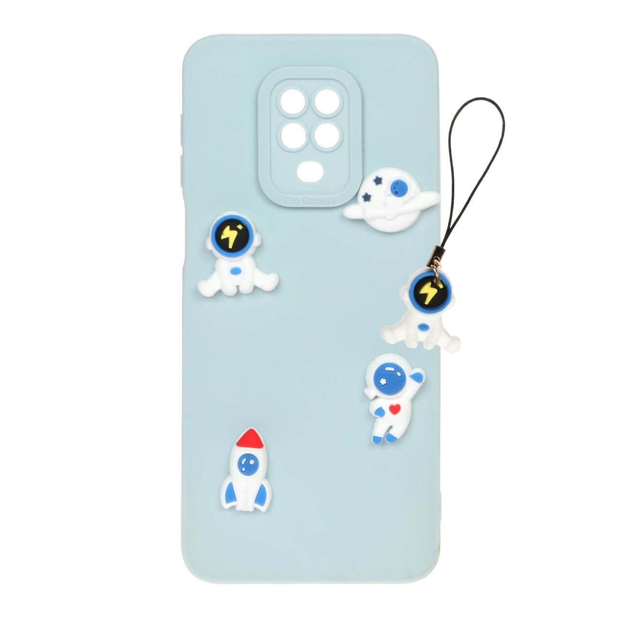 قاب عروسکی برجسته همراه با ست آویز Xiaomi Redmi Note 9S / Redmi Note 9 ...