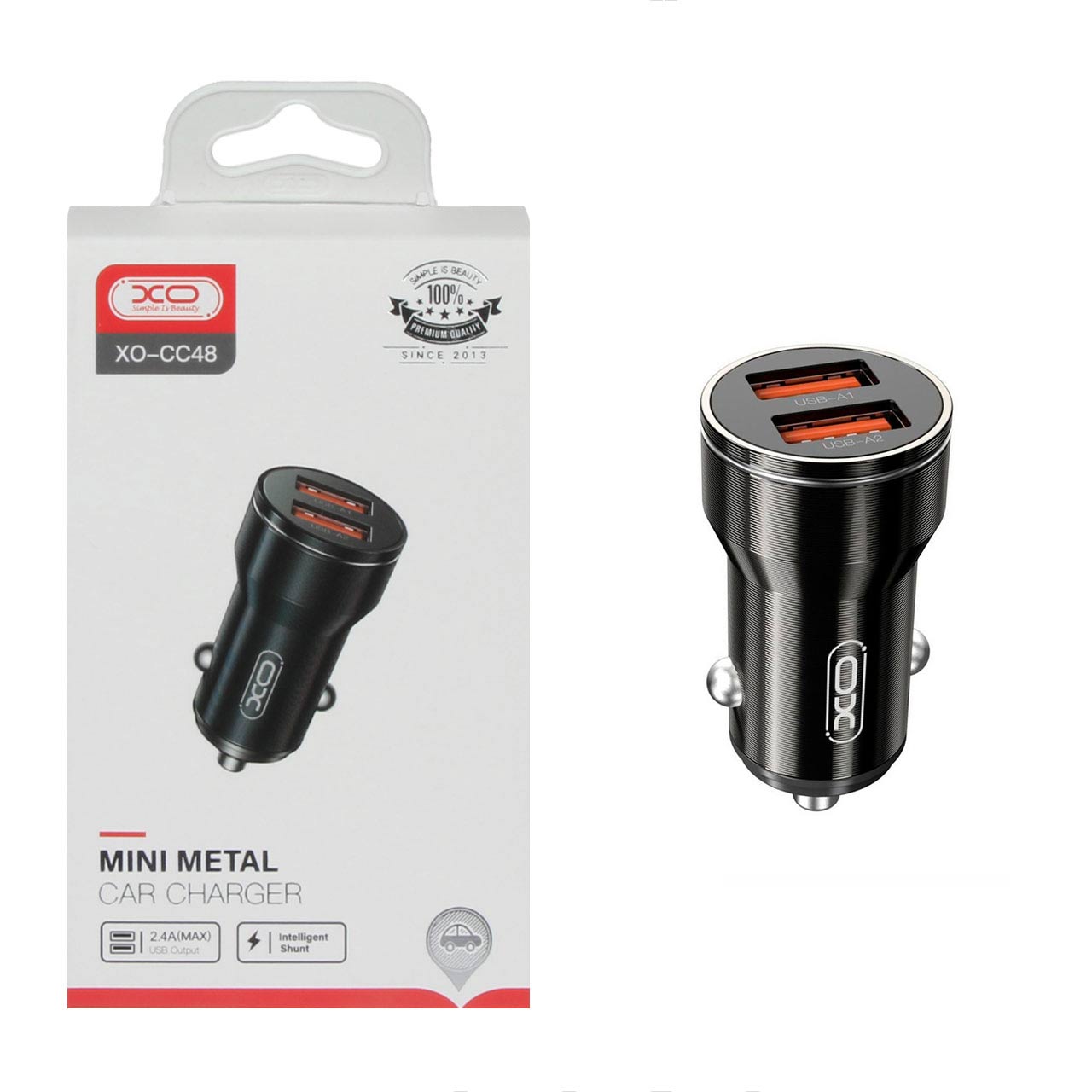 شارژر فندکی 12W فست دو پورت XO مدل XO-CC48 - مشکی (پک ناسالم) - فروشگاه - پنل فروشگاهی eways