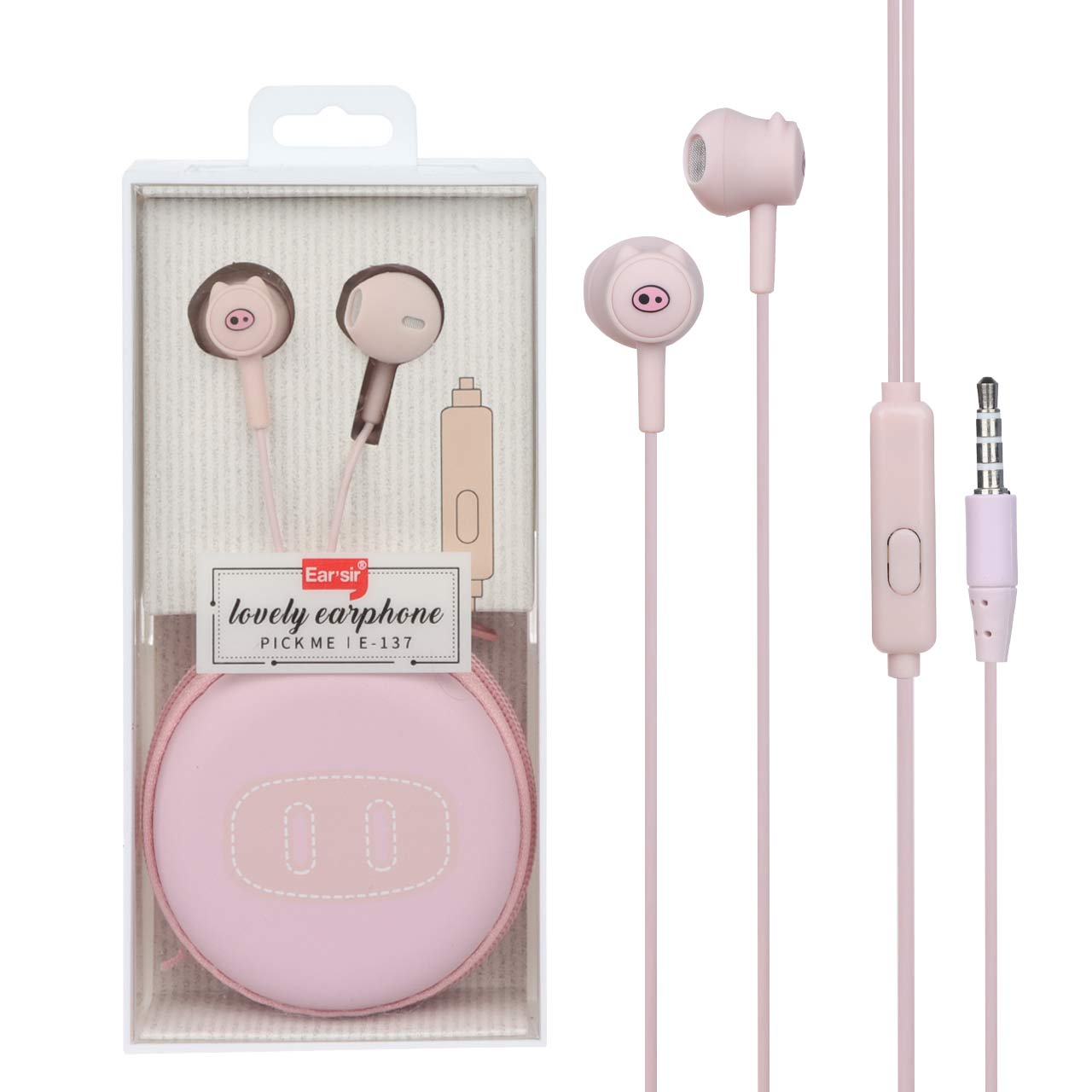 هندزفری باسیم Ear Sir مدل E-137 - طرح 5 (به همراه کیف) - فروشگاه - پنل ...