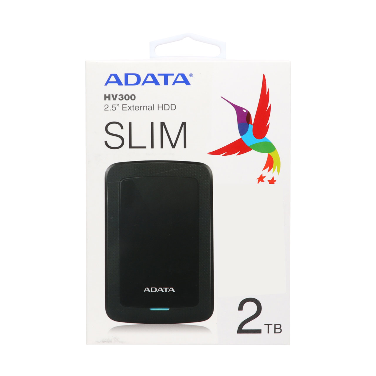 هارد اکسترنال ADATA مدل SLIM HV300 ظرفیت 2TB - مشکی (گارانتی شرکت آونگ ...