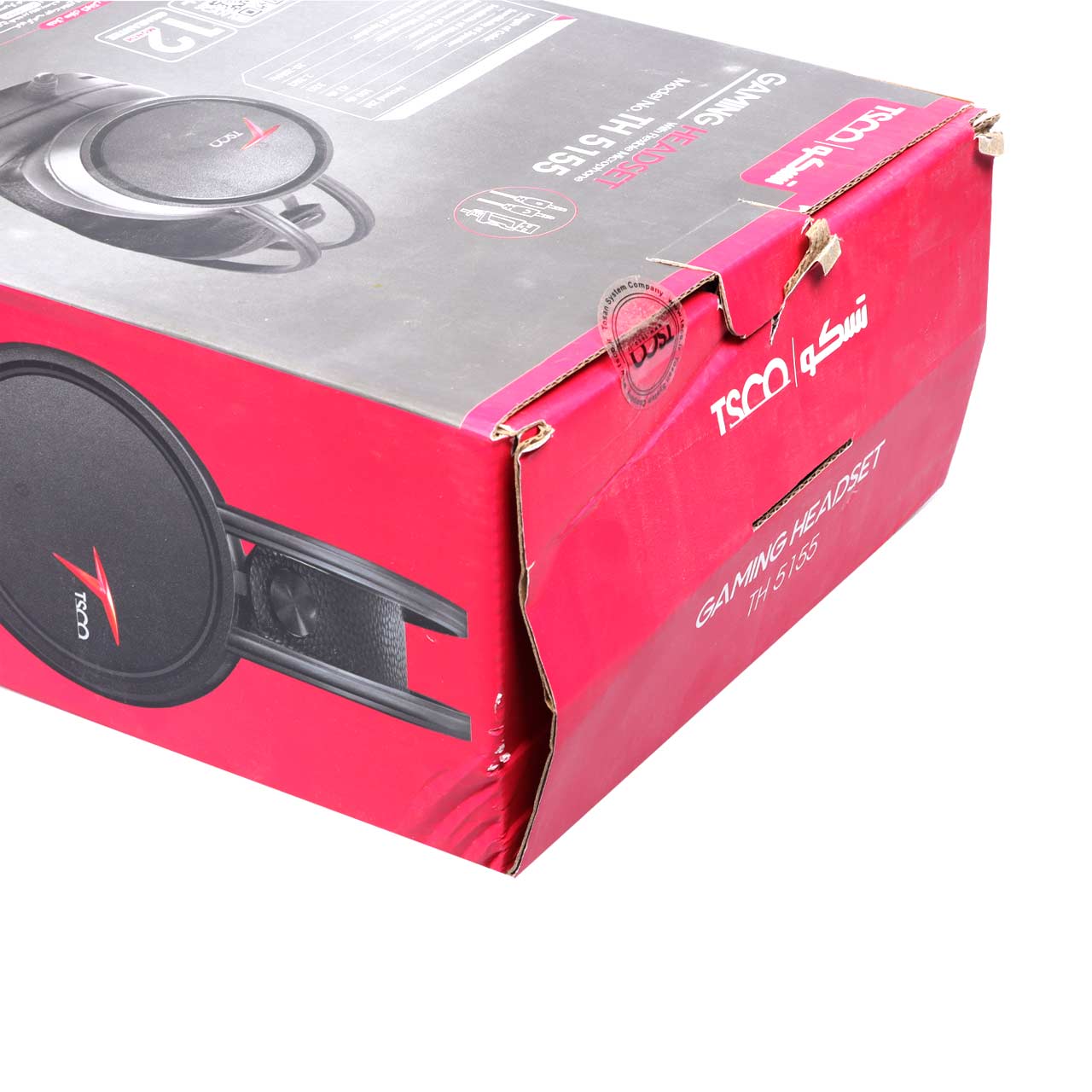 هدست با سیم گیم تسکو TH 5155 - مشکی (پک ناسالم) - فروشگاه - پنل فروشگاهی eways