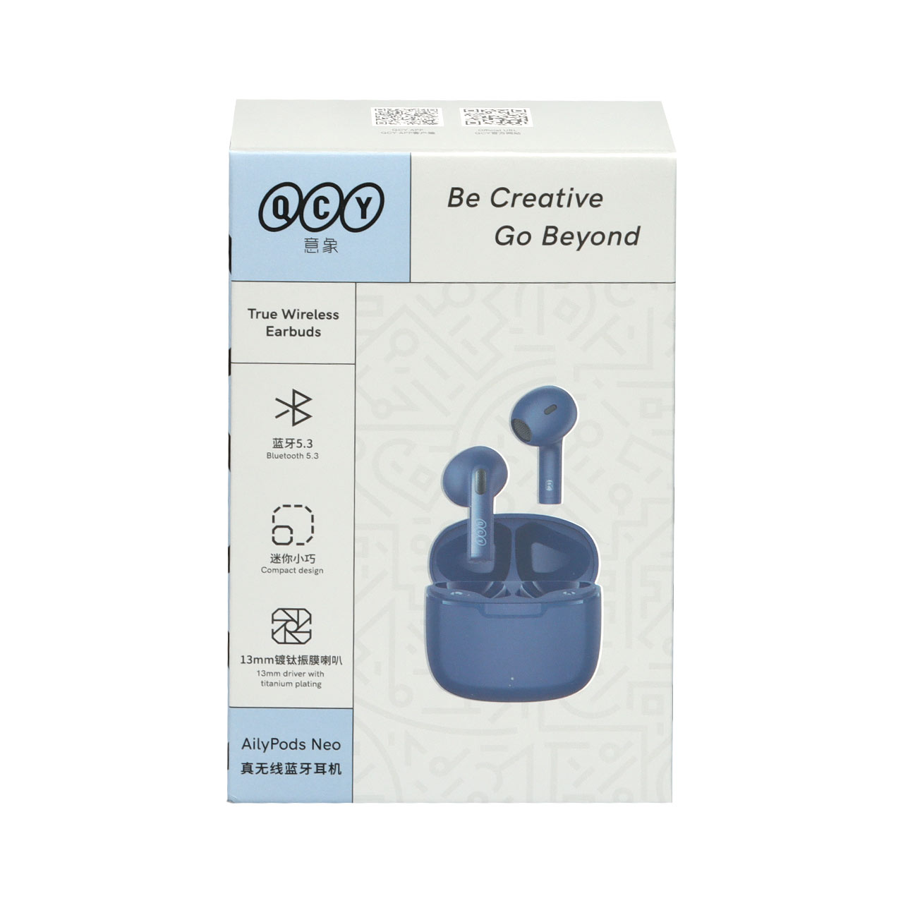 ایرفون بی سیم QCY مدل AilyPods T20 Neo - آبی (گارانتی شش ماهه شرکتی) - فروشگاه - پنل فروشگاهی eways