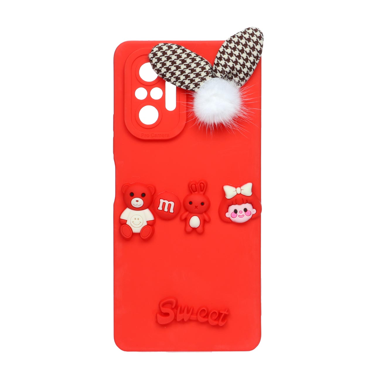 قاب برجسته عروسکی پشمی Sweet مدل Xiaomi Redmi Note 10 Pro-4G / Redmi ...