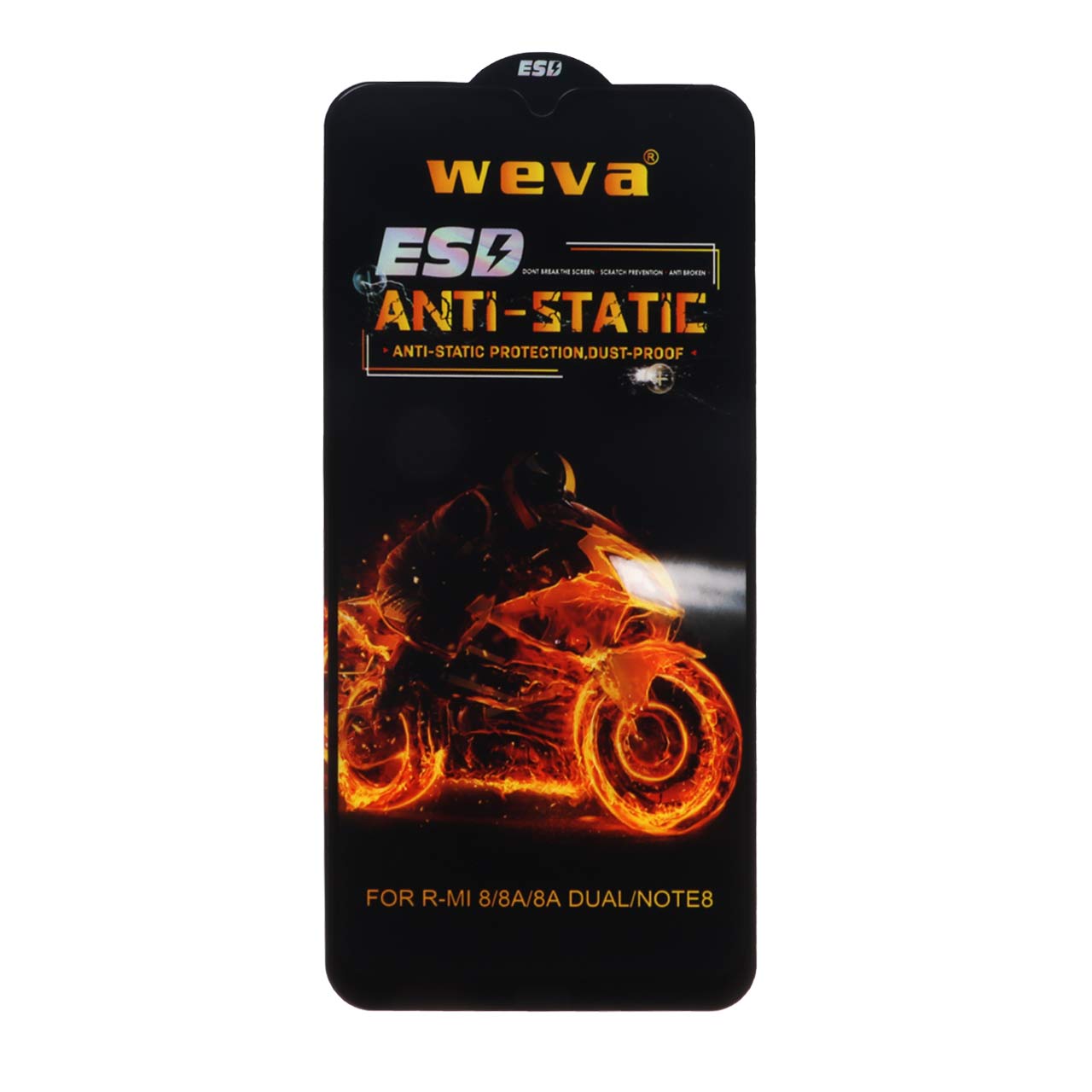 محافظ صفحه نمایش شیشه ای Full Cover Esd Anti Static Weva مدل Xiaomi