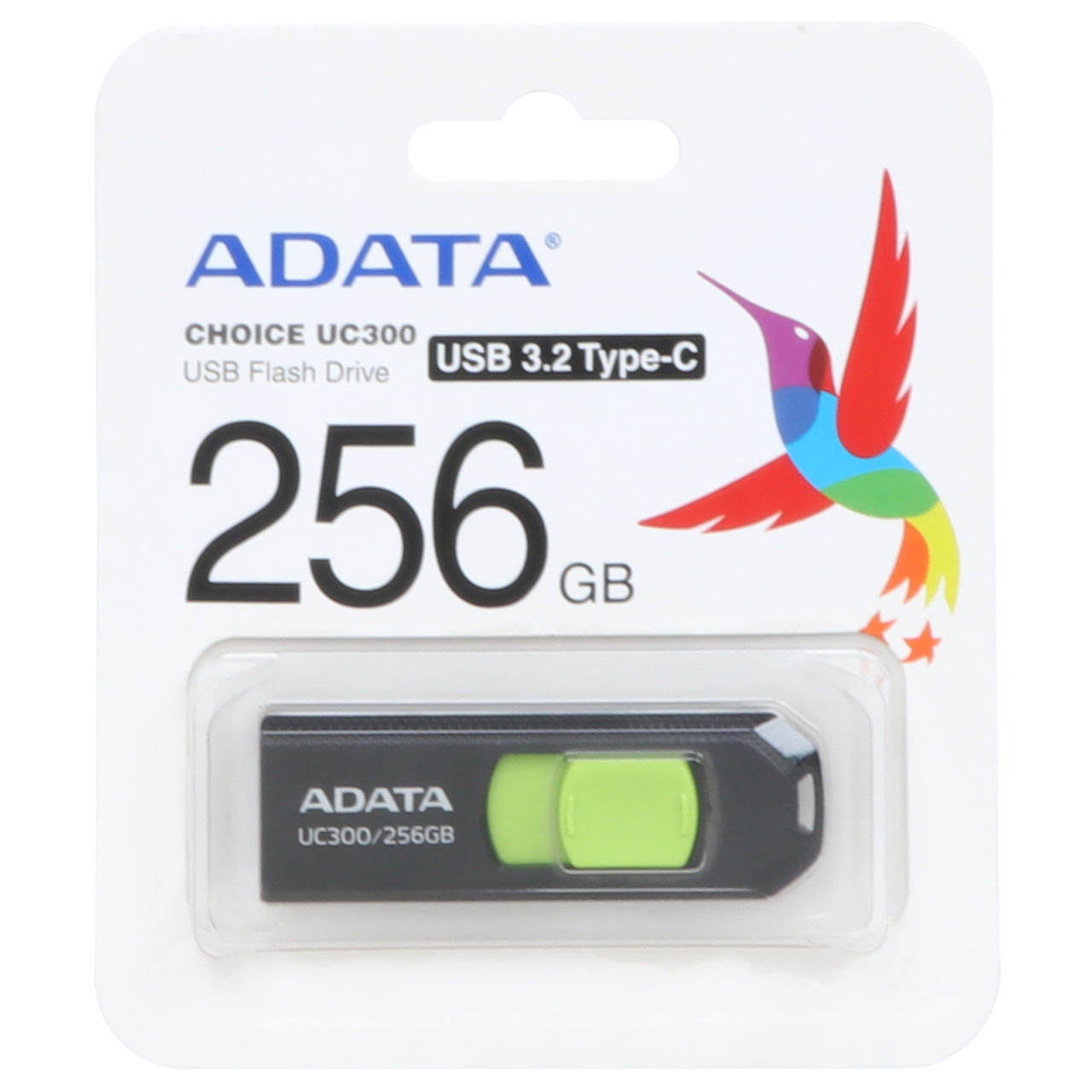 ADATA Choice UC300 USB 3.2 Type-C Flash Memory - 256GB - مشکی سبز ...