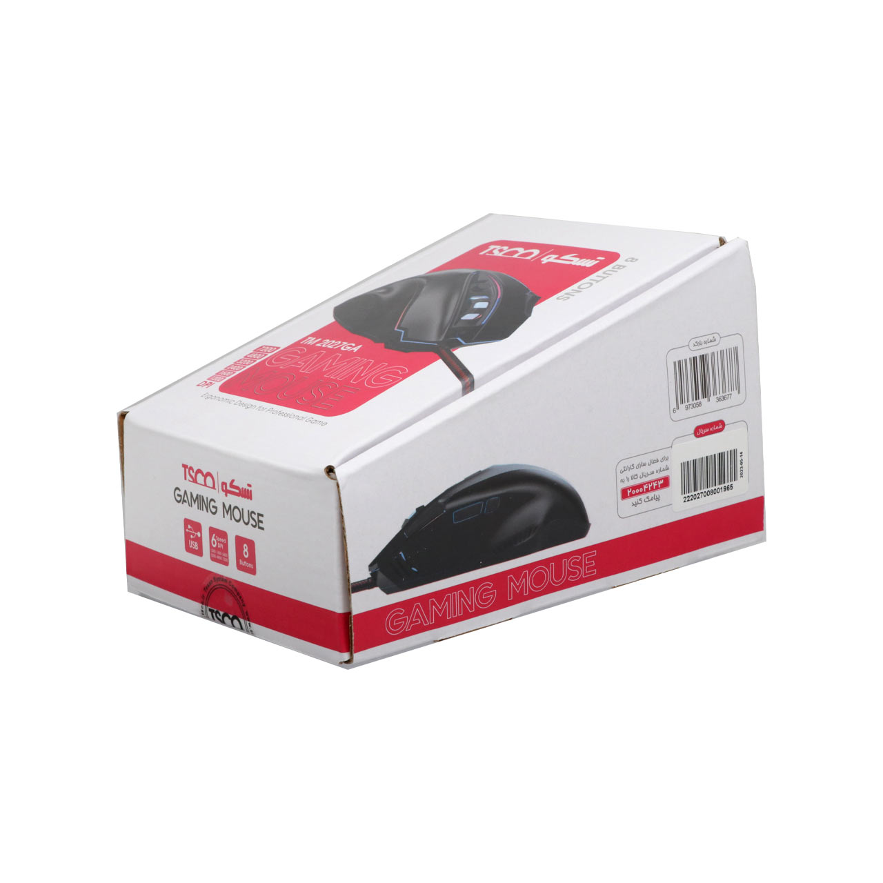 ماوس باسیم گیمینگ TSCO مدل TM 2027GA - مشکی - فروشگاه - پنل فروشگاهی eways