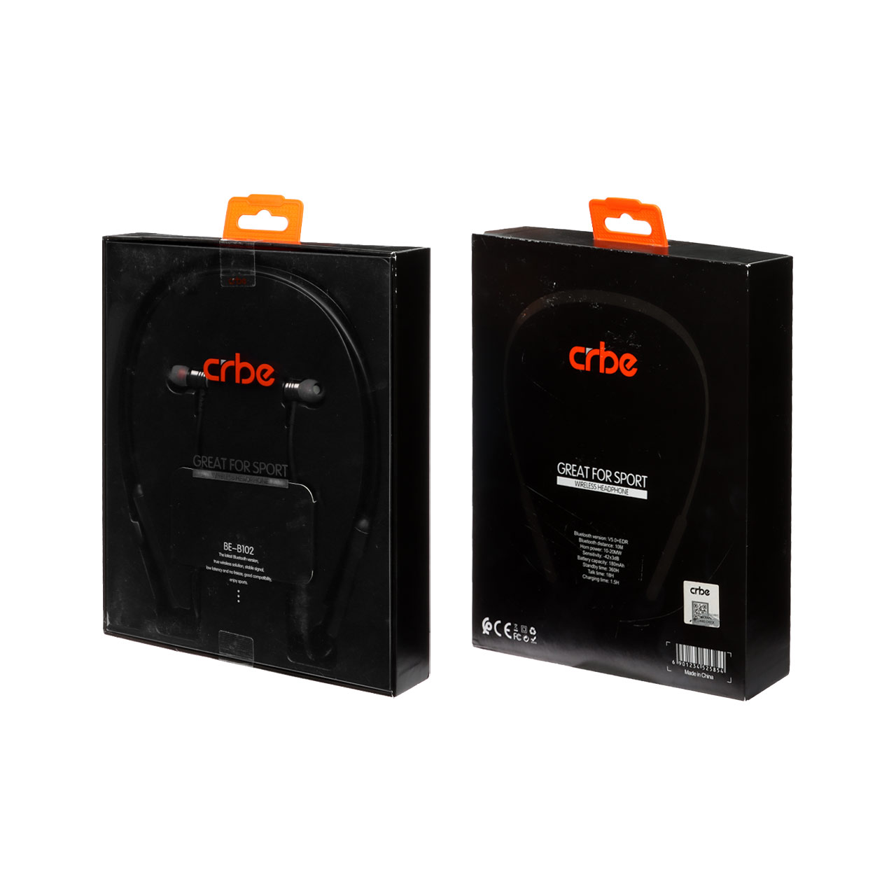 هندزفری گردنی Crbe مدل BE-B102 - مشکی (گارانتی یکساله PMC) - فروشگاه - پنل فروشگاهی eways