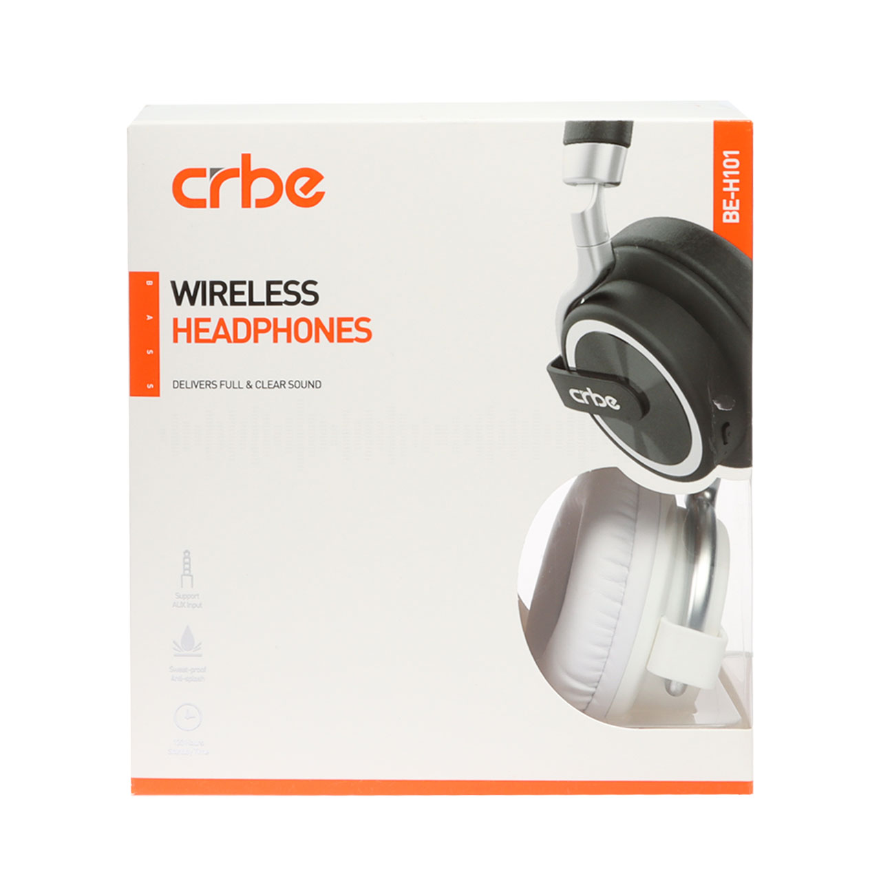 هدفون بی سیم Crbe مدل BE-H101 - سفید (گارانتی یکساله PMC) - فروشگاه - پنل فروشگاهی eways