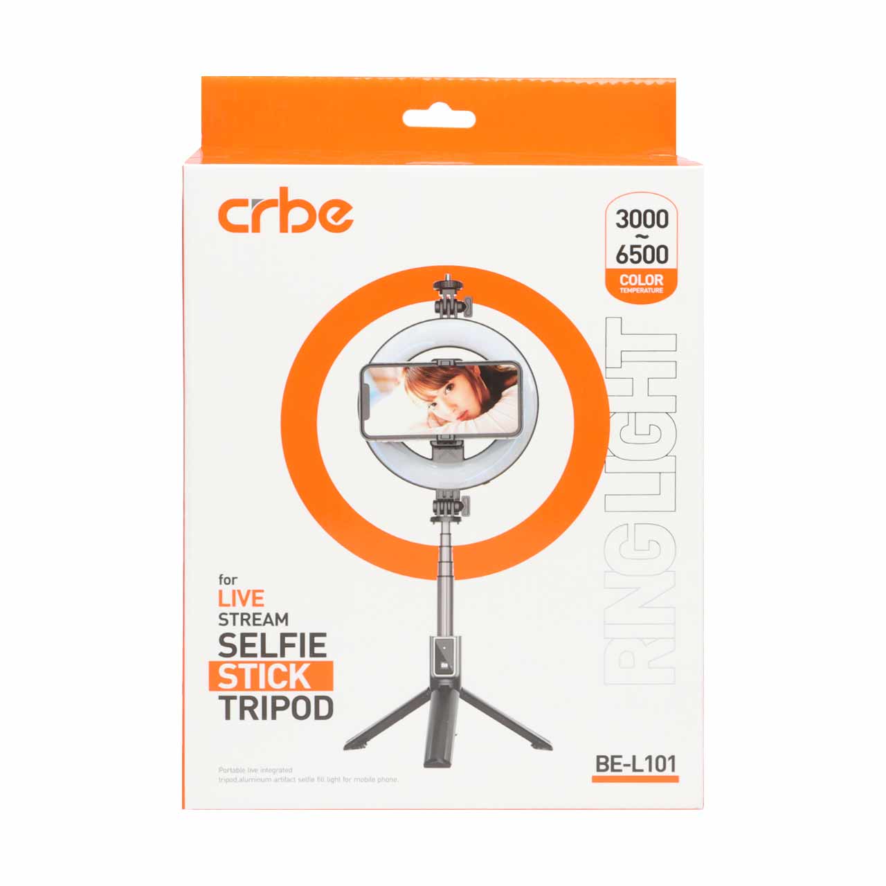 رینگ لایت Crbe مدل BE-L101 TRIPOD (گارانتی یکساله PMC) - فروشگاه - پنل فروشگاهی eways