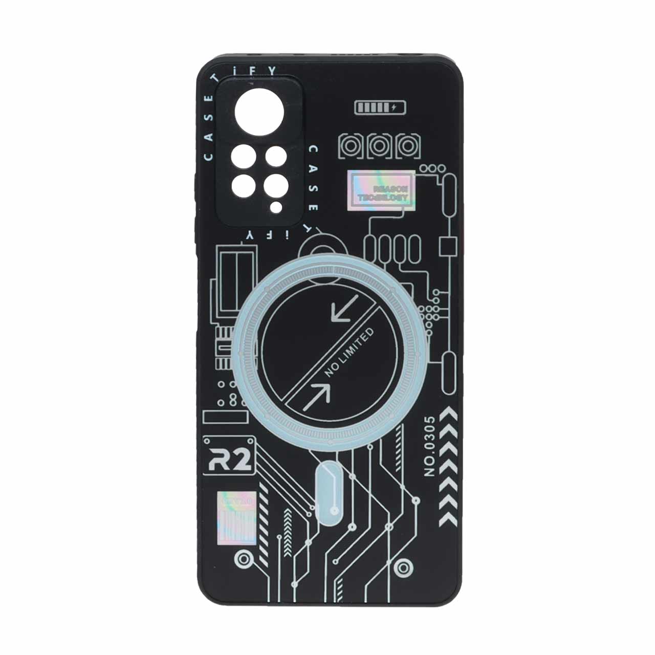 قاب یانگ کیت محافظ لنزدار طرح تکنولوژی Xiaomi Redmi Note 12 Pro 4G ...