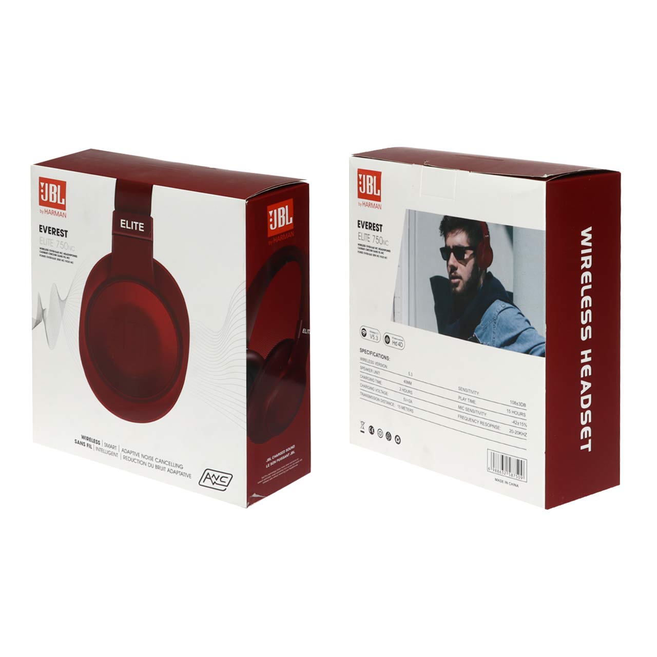 هدفون بی سیم JBL مدل ELITE 750NC - قرمز - فروشگاه - پنل فروشگاهی eways