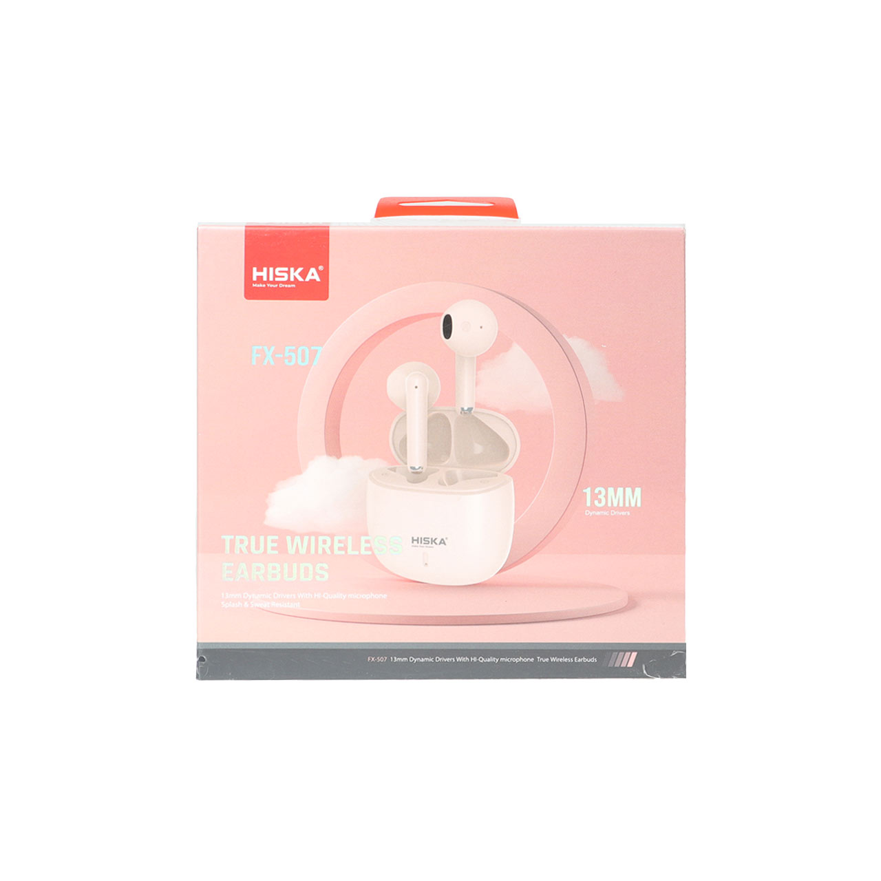 ایرفون بی سیم HISKA مدل FX-507 - صورتی - فروشگاه - پنل فروشگاهی eways