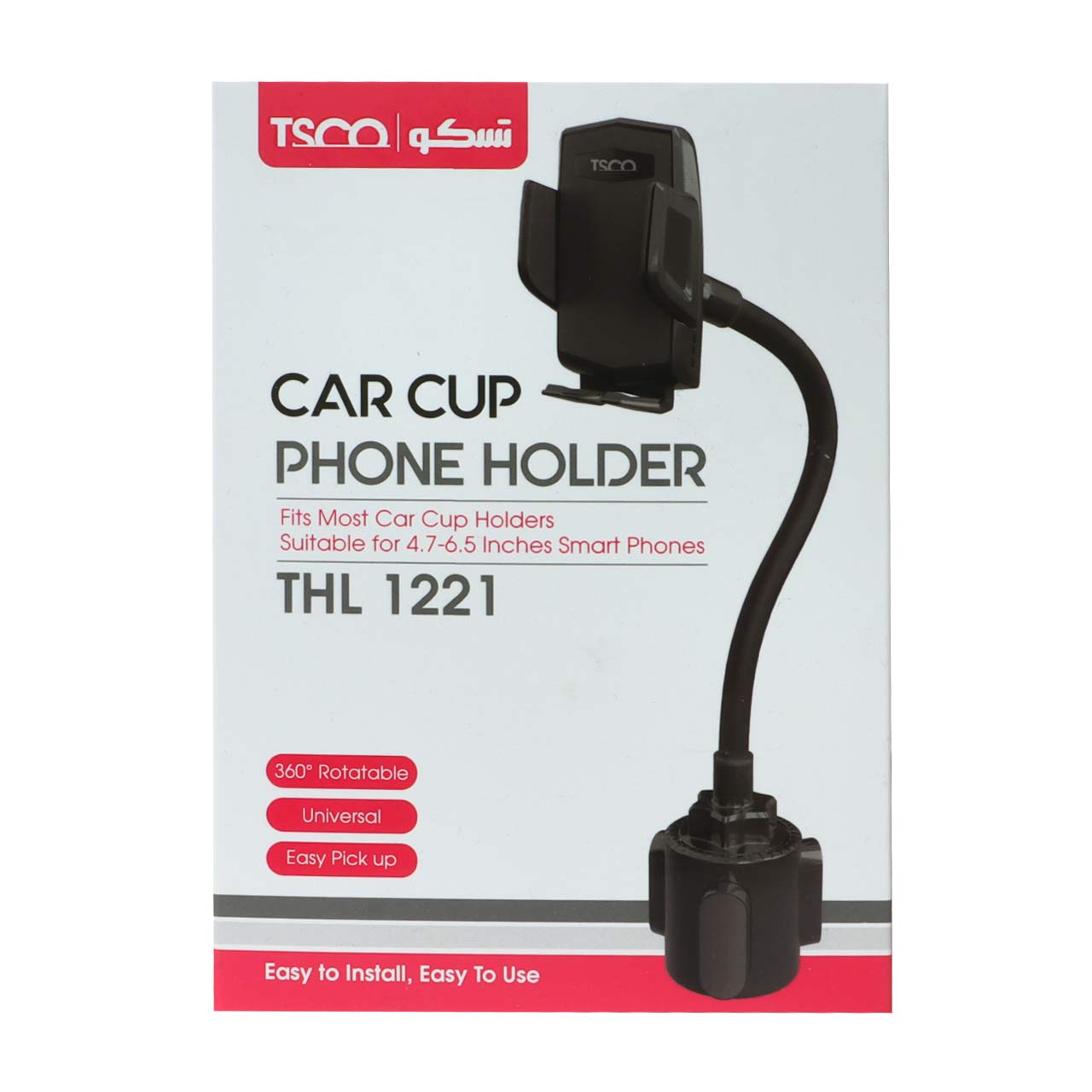 هولدر گوشی موبایل پایه دار TSCO مدل THL 1221 - مشکی - فروشگاه - پنل فروشگاهی eways