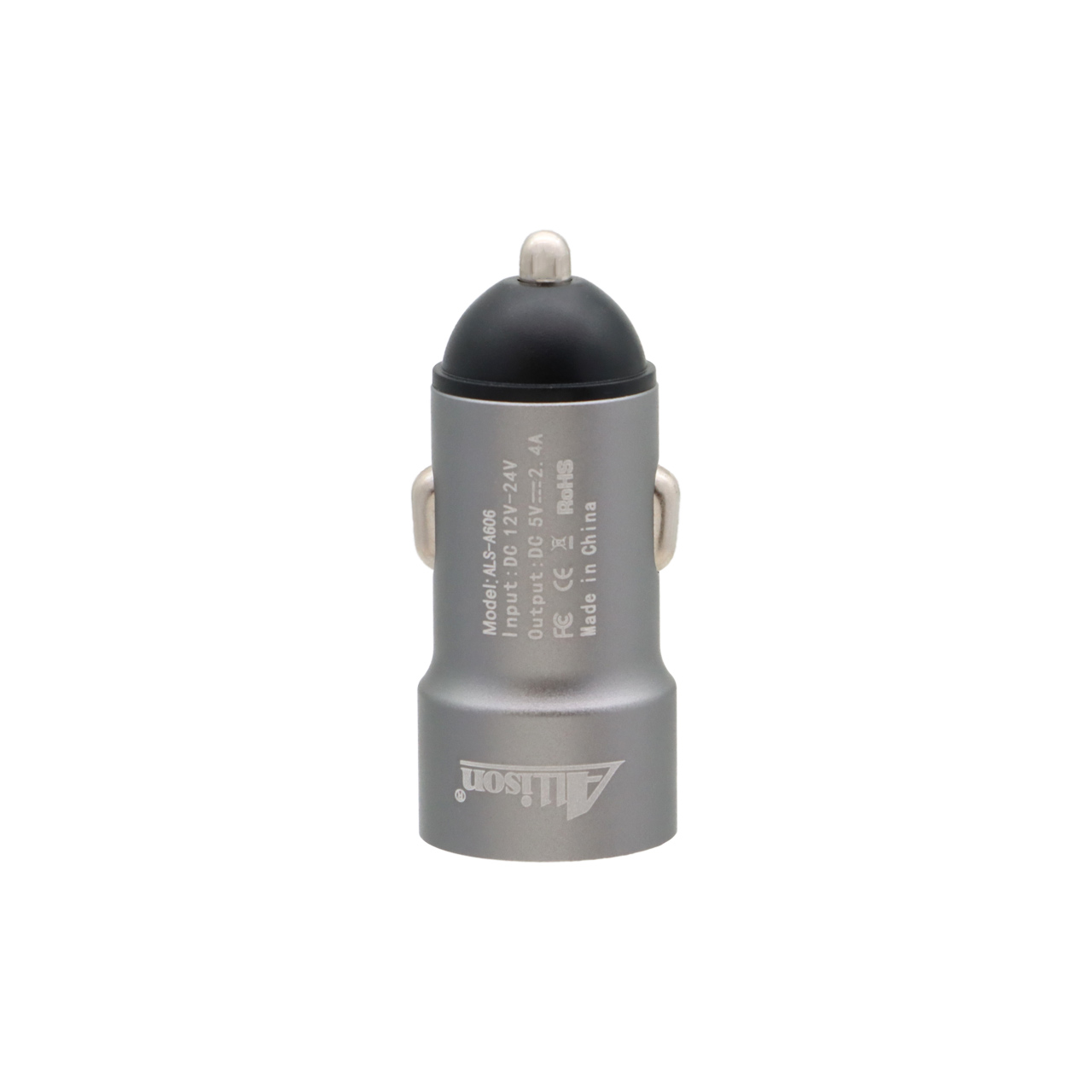 شارژر فندکی 12W فست دو پورت Allison مدل ALS-A606 - خاکستری - DST (گارانتی شش ماهه) - فروشگاه ...