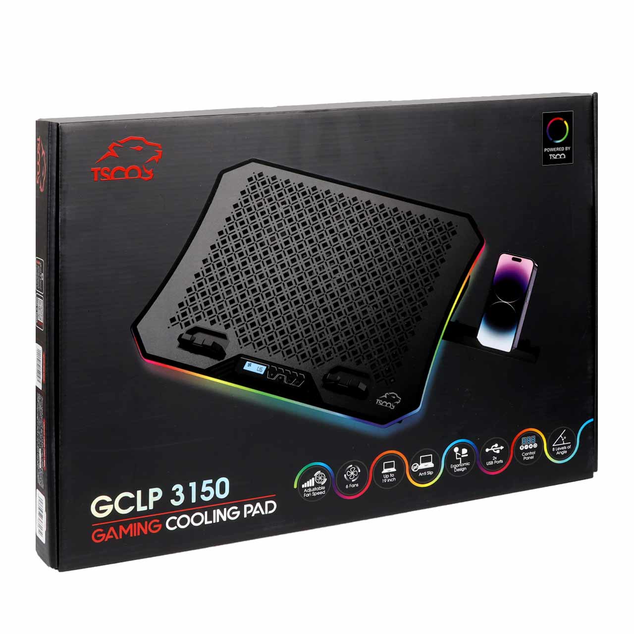 پایه خنک کننده لپ تاپ گیمینگ TSCO مدل GCLP 3150 - فروشگاه - پنل فروشگاهی eways