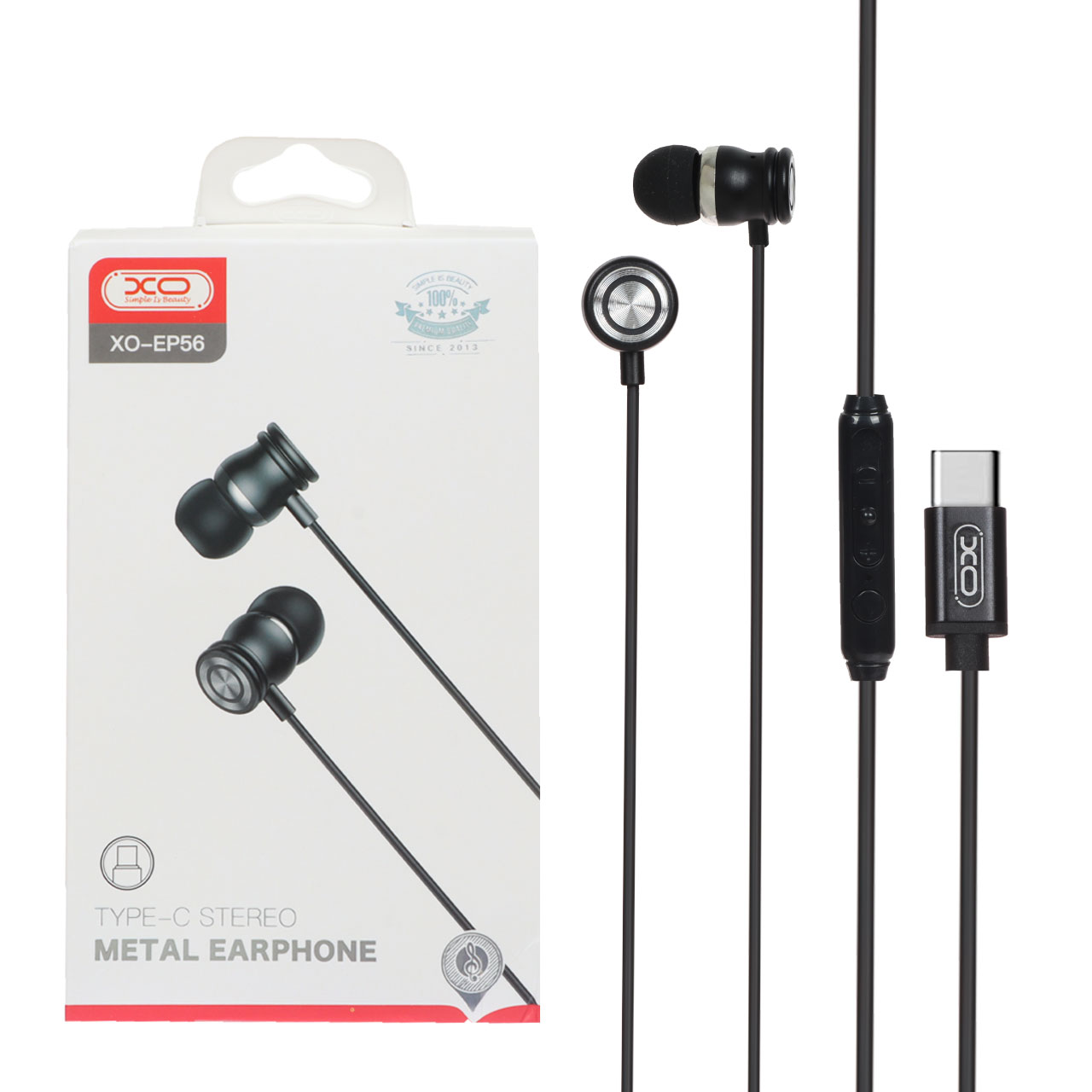 هندزفری با سیم پورت XO Type-C مدل XO-EP56 - مشکی - فروشگاه - پنل فروشگاهی eways