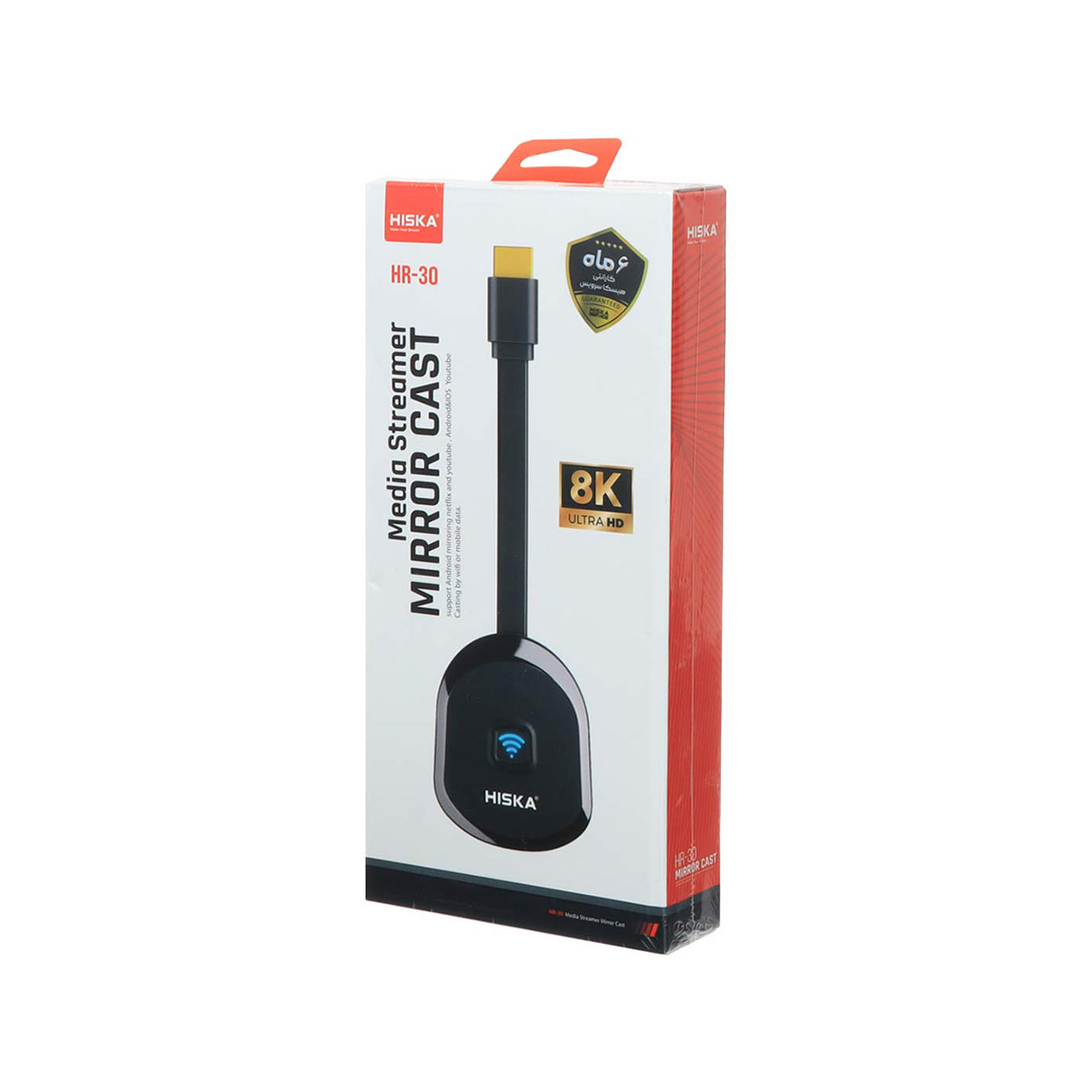 دانگل HISKA HDMI مدل HR-30 - مشکی - فروشگاه - پنل فروشگاهی eways